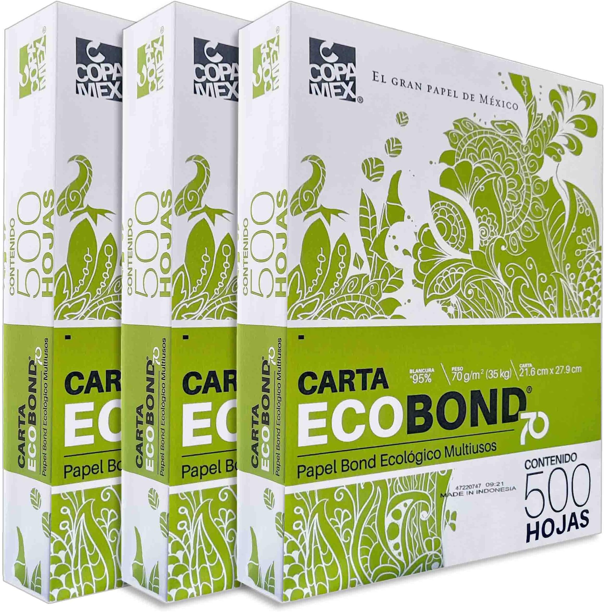 Scribe Copy Paper Plus Papel Bond Blanco Carta Paquete de 500 Hojas 75g ...