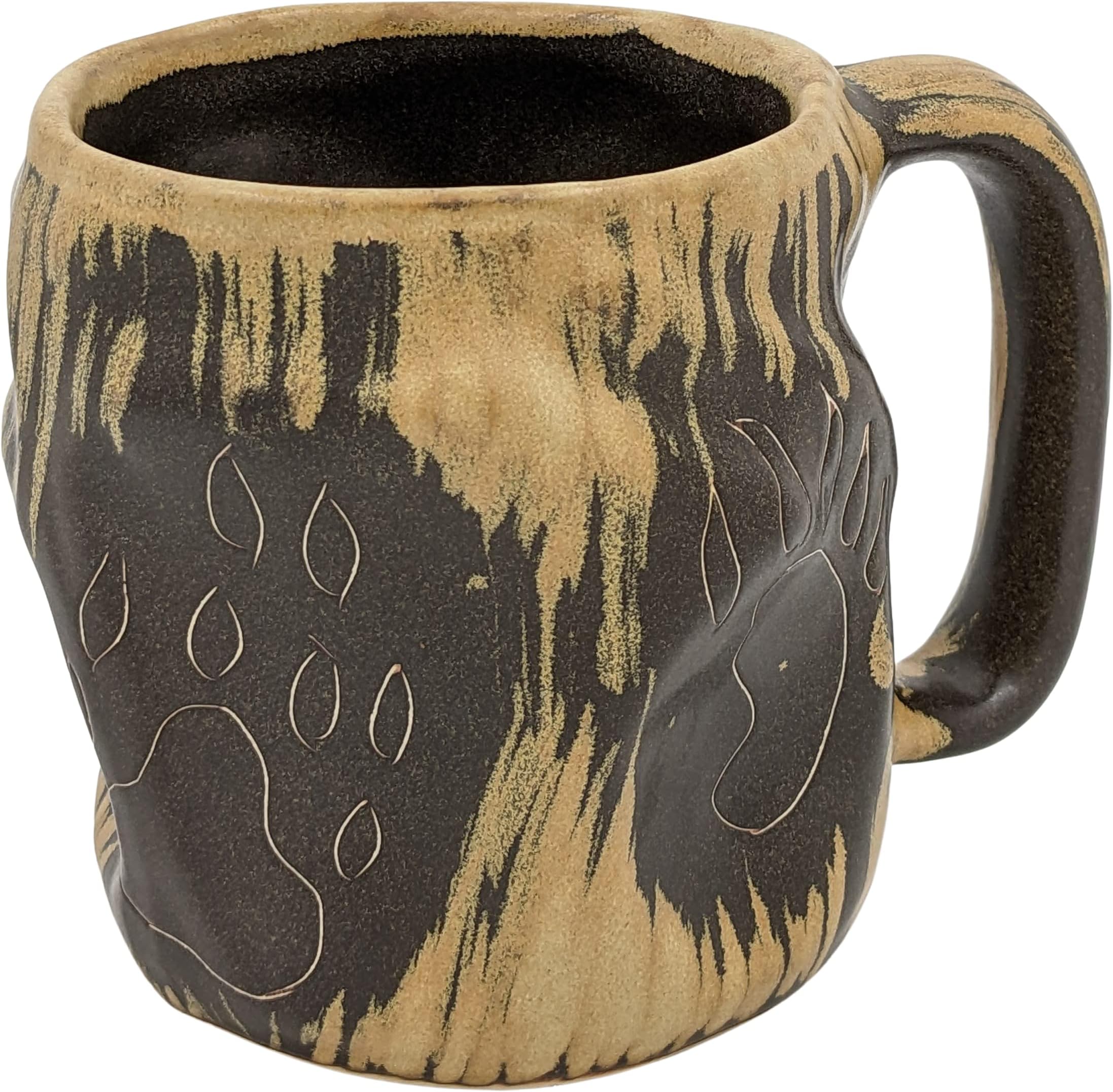 Amazon.com: One (1) MARA STONEWARE COLLECTION - 20 Oz. Rock Art Coffee ...