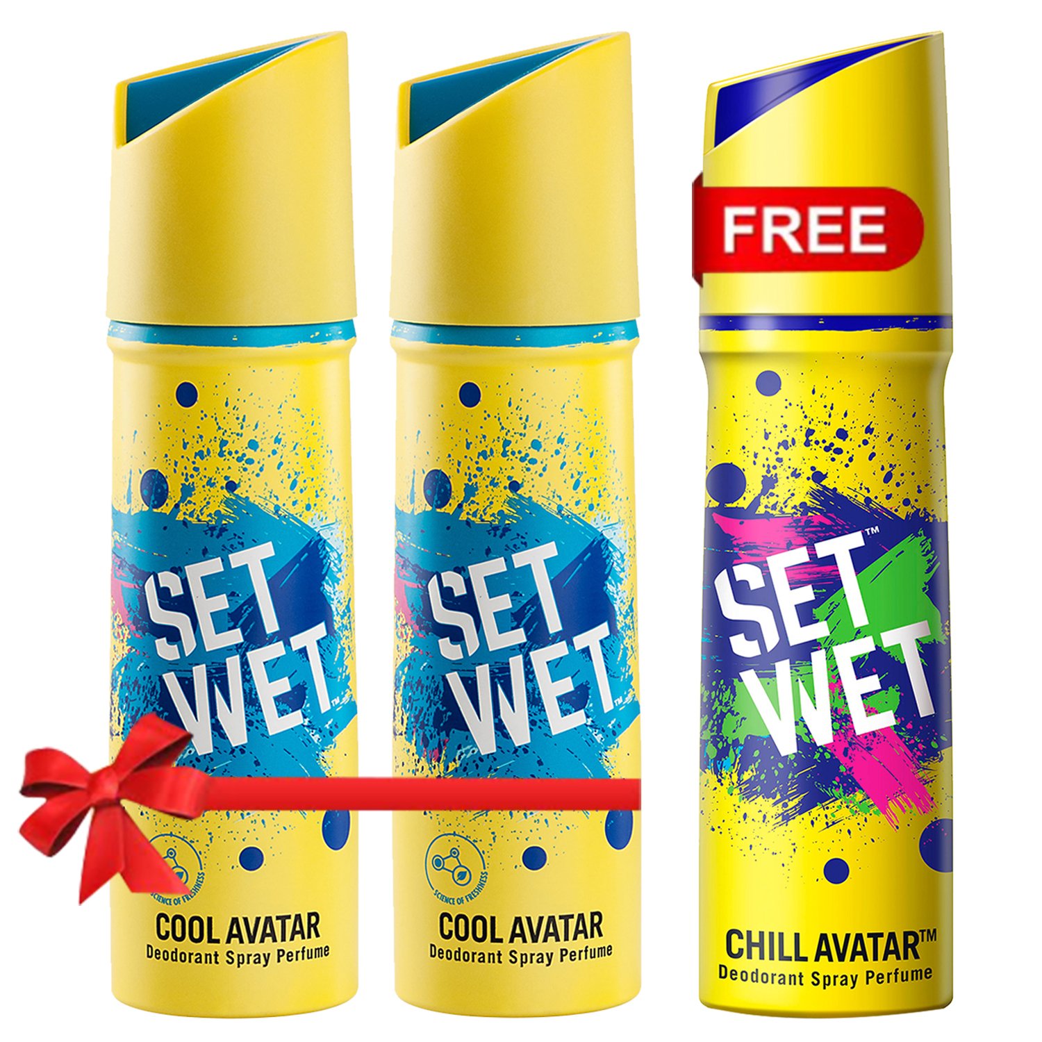 Buy Set Wet Cool Avatar Perfume Spray, 150ml (Pack of 2) with Free ...