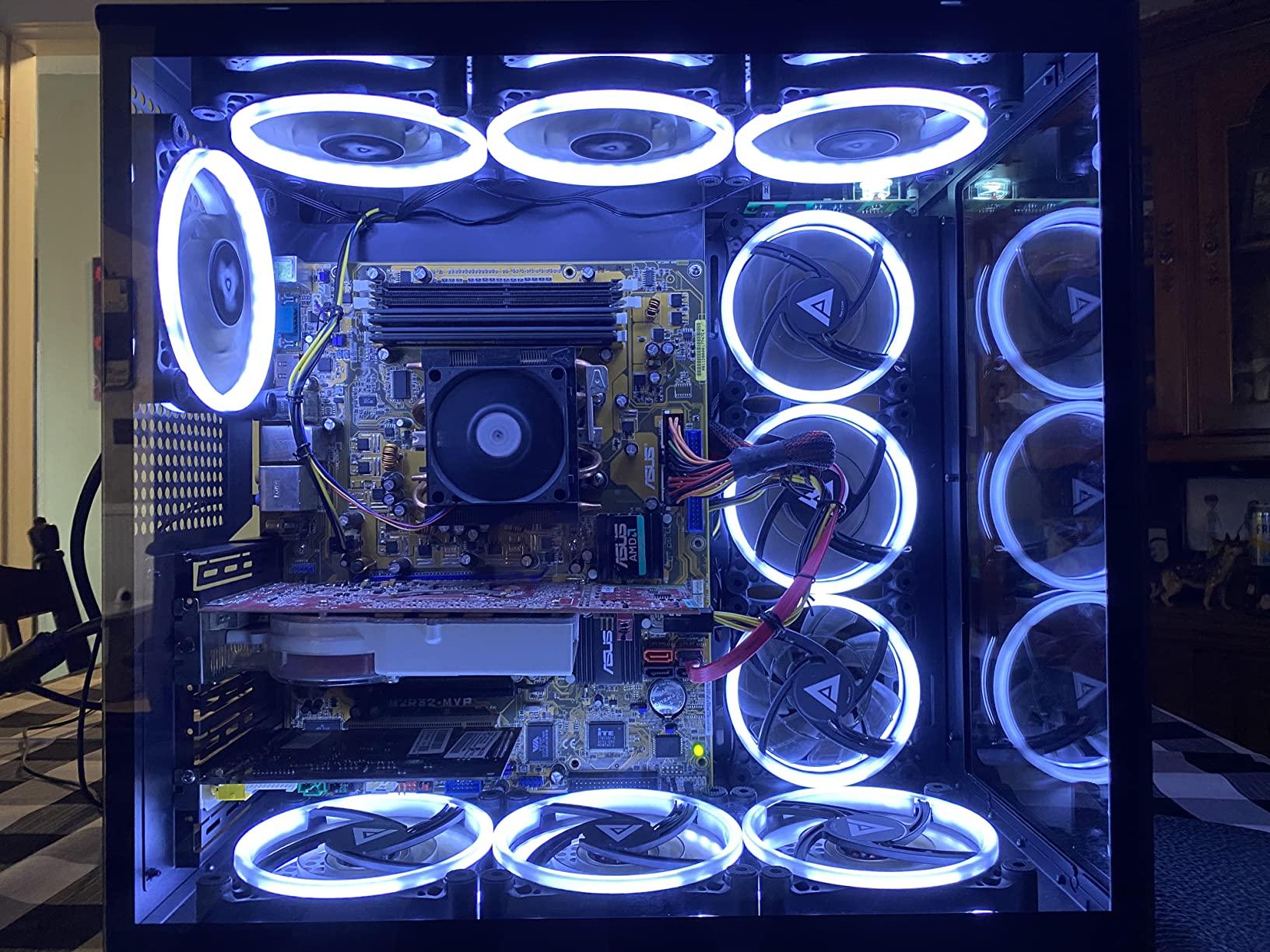 $13/mo - Finance PC CASE ATX Gaming PC Cases ，Mid-Tower USB 3.0 with ...