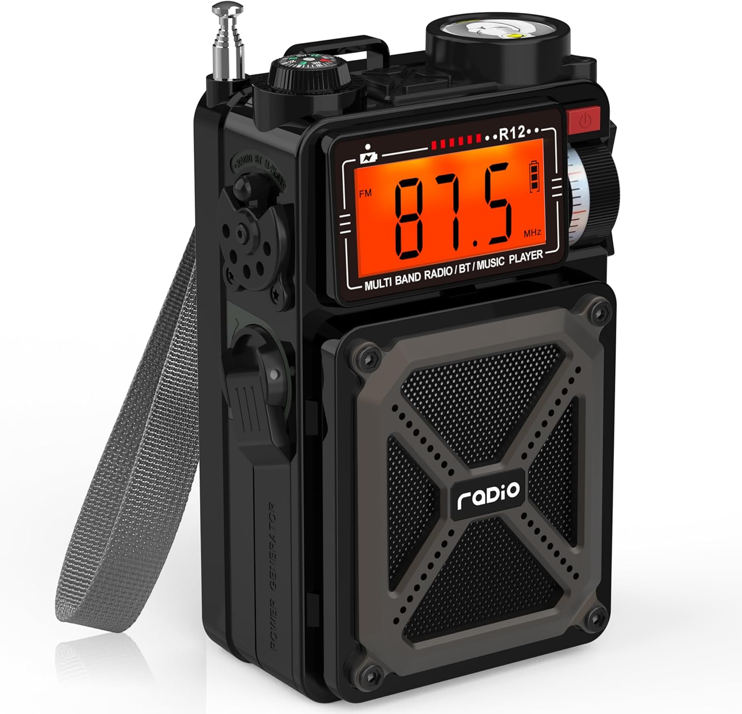 Amazon.com: Greadio Shortwave Radios with Best Reception,4000mAh AM FM ...