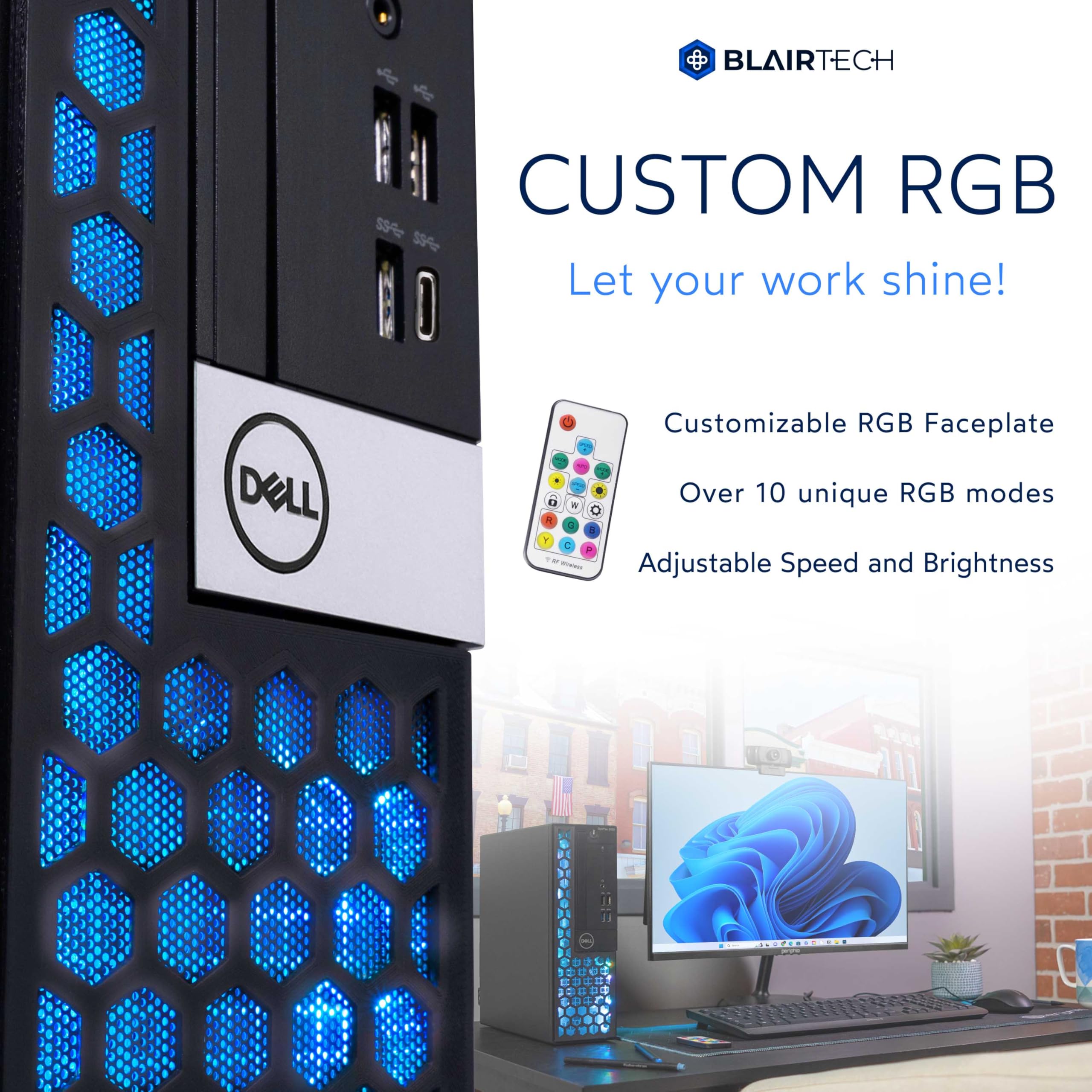 Snapklik.com : Dell Optiplex RGB SFF Desktop Computer PC Intel 8th Gen