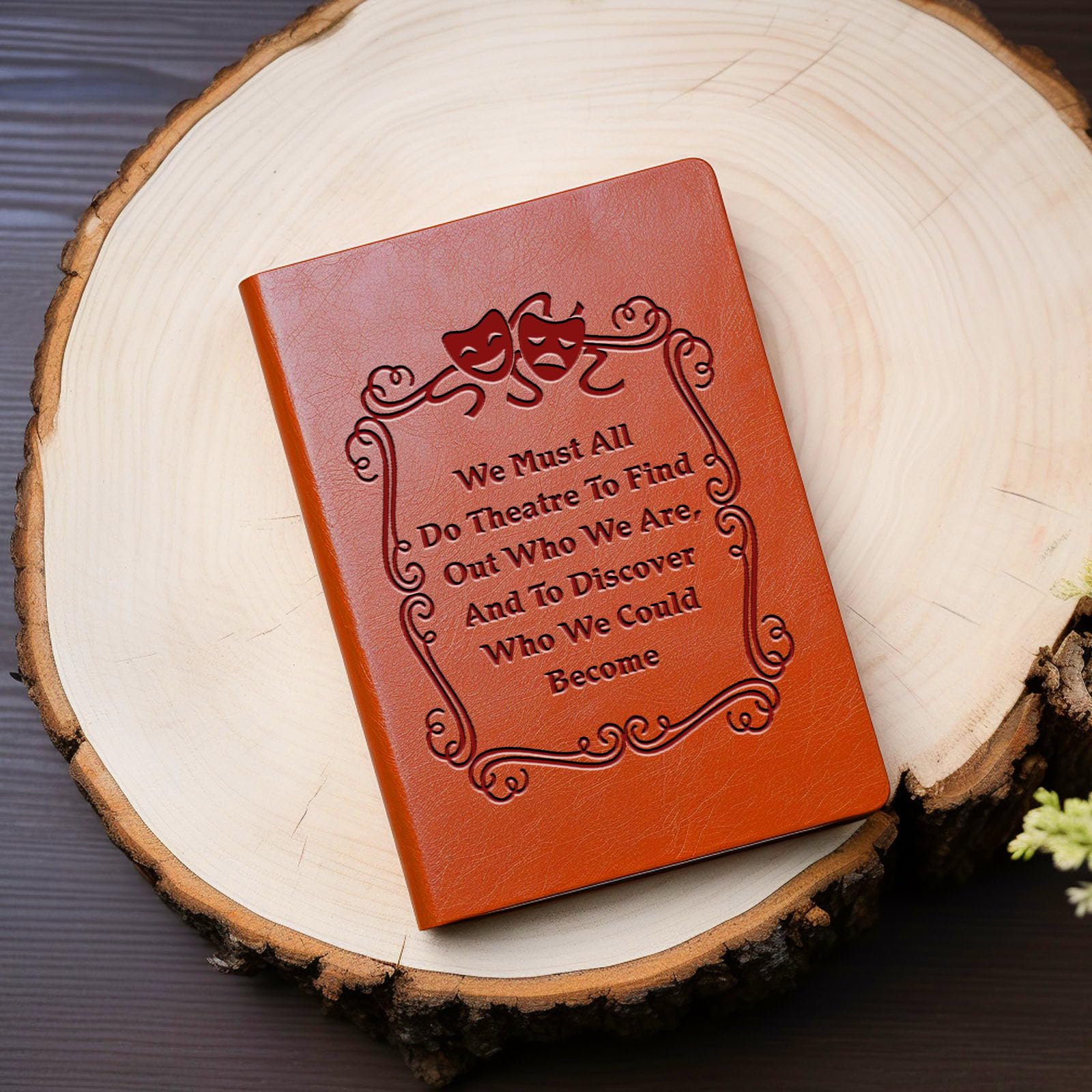 Theatre Life Notebook Theatre Life Leather Journal - Drama Actor ...