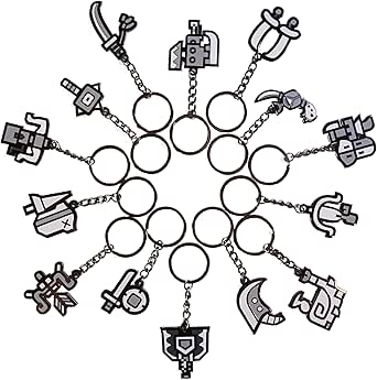 Amazon.com: 4th Wall Design GuildMark Keychain Full Set - Monster ...