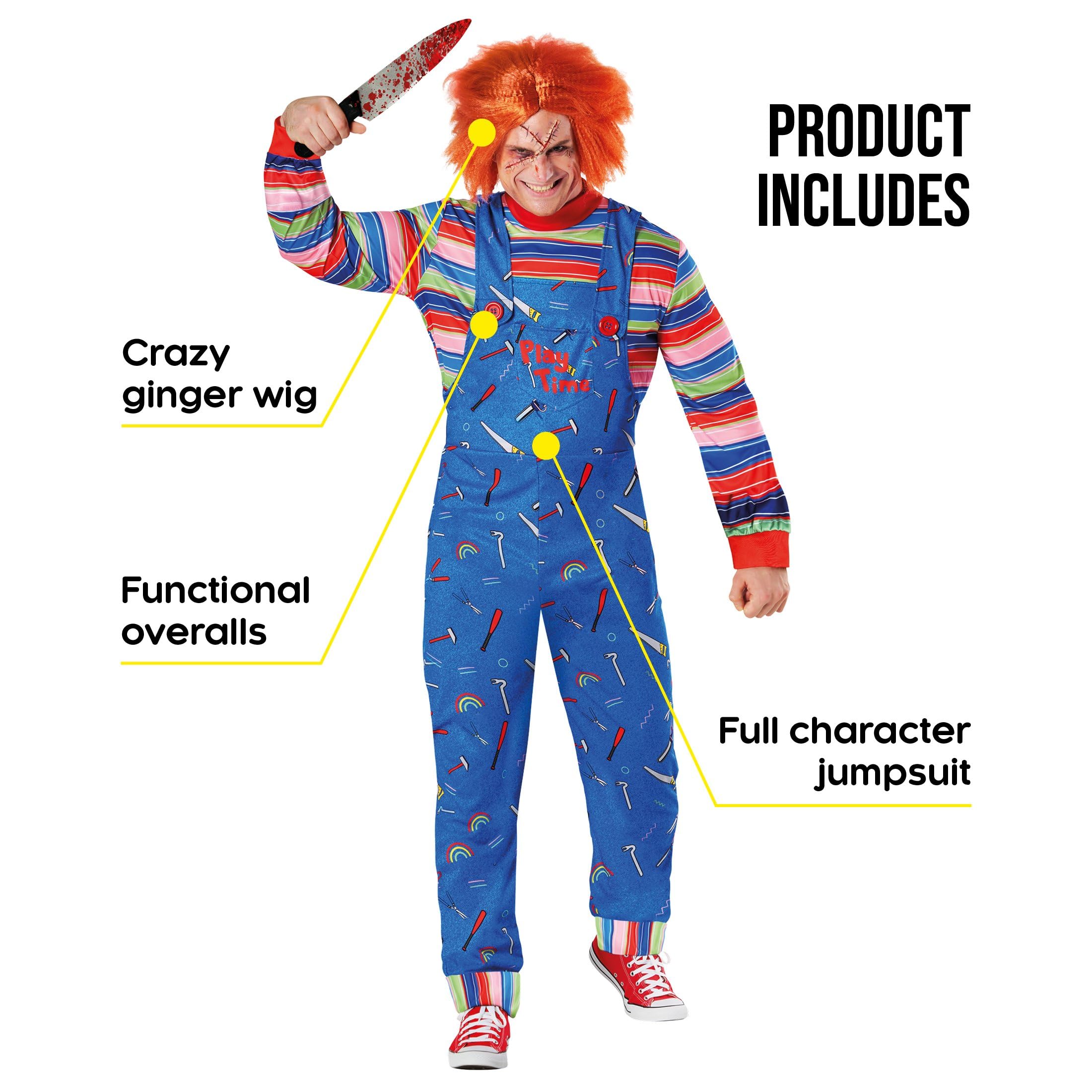 Morph Play Time Killer Costume Mens Halloween Costumes For Men Horror ...