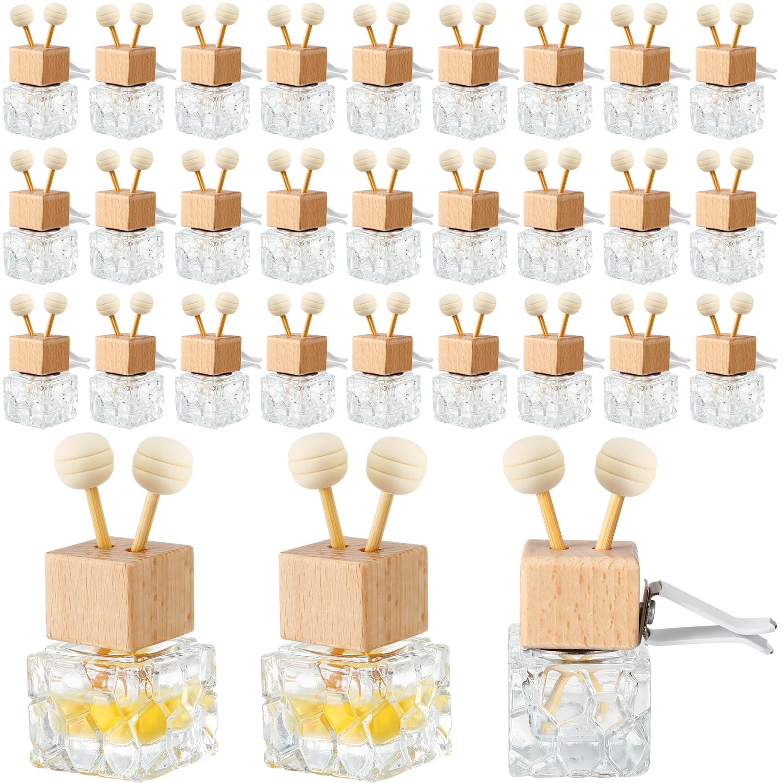 Amazon.com: Zubebe 30 Pack Car Air Freshener Diffuser with Vent Clip ...