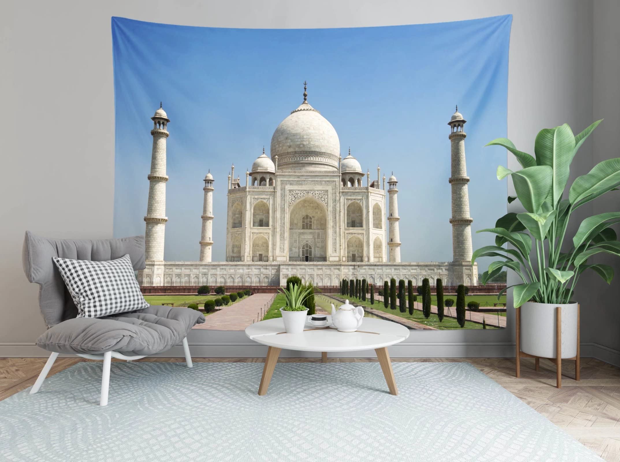 Snapklik.com : 7x5ft Fabric Taj Mahal Tapestry Photography Backdrop ...