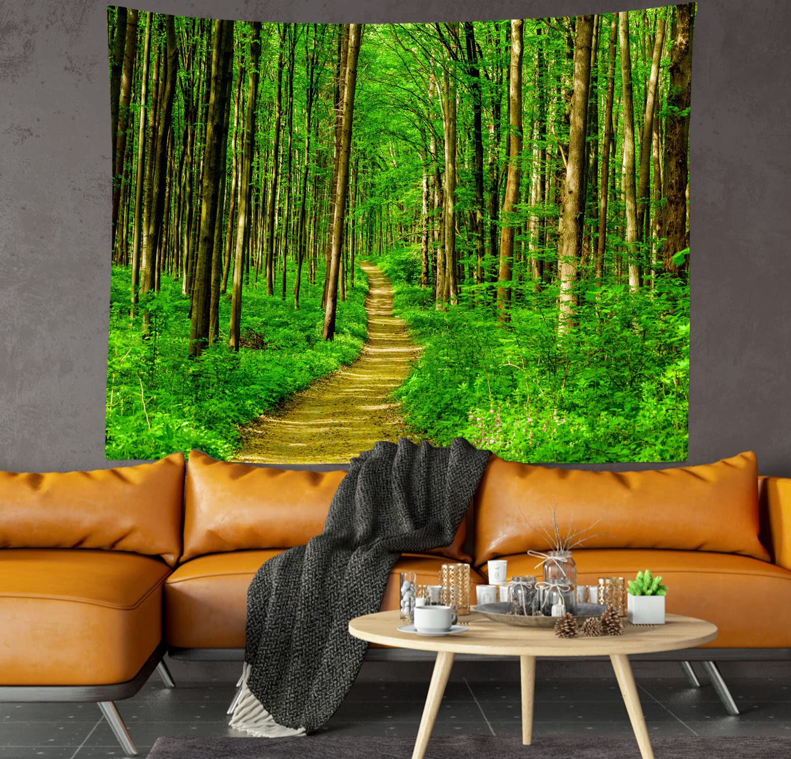 Forrest Back Drop GreenDecor 7x5ft Trees Photography Background ...