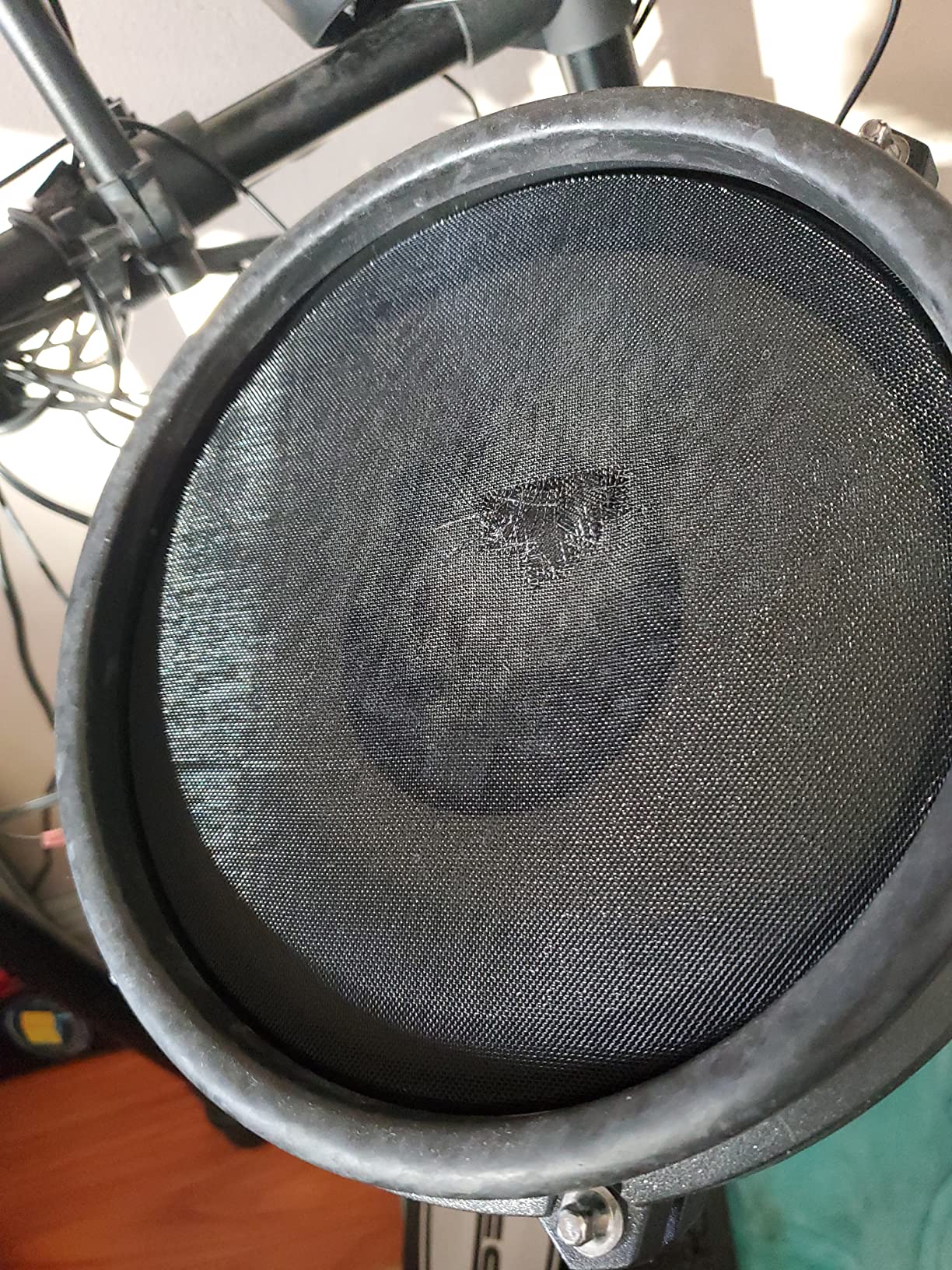 Drum Mesh Flameer 2-Ply Mesh Drum Heads - Silent Practice Drum Skins In ...