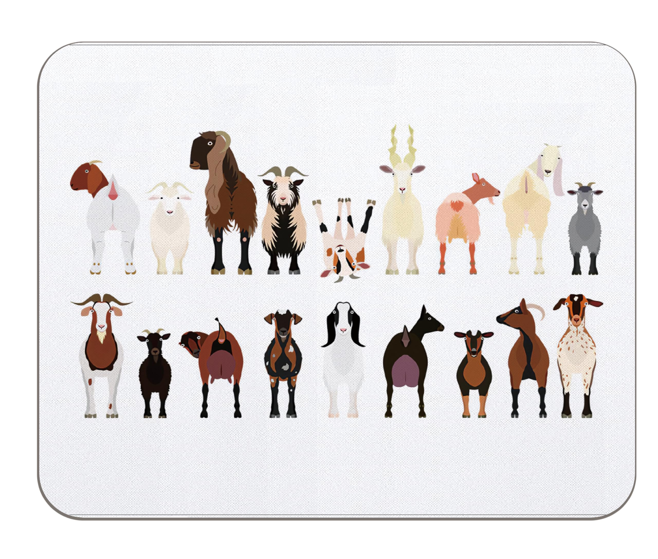 Amazon.com: OFlich Funny Goats Mouse Pad - Goats Mouse Pad, Funny Goats ...