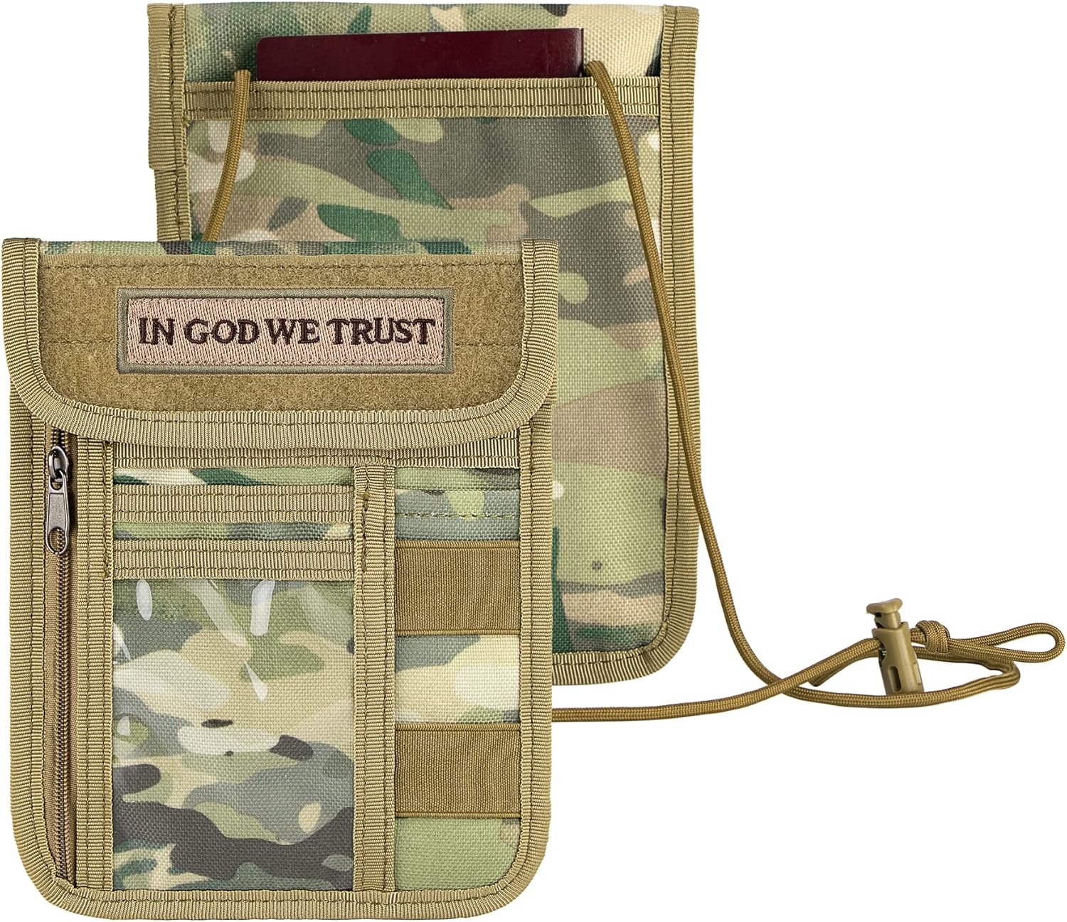Amazon.com | IronSeals Travel Neck Wallet Tactical Nylon Passport ...