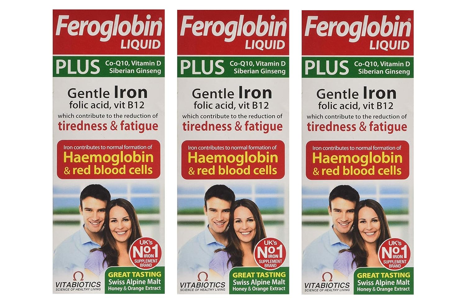 Pack Of 3 : (3 Pack) - Vitabiotics Feroglobin Plus - 200 Millilitre ...