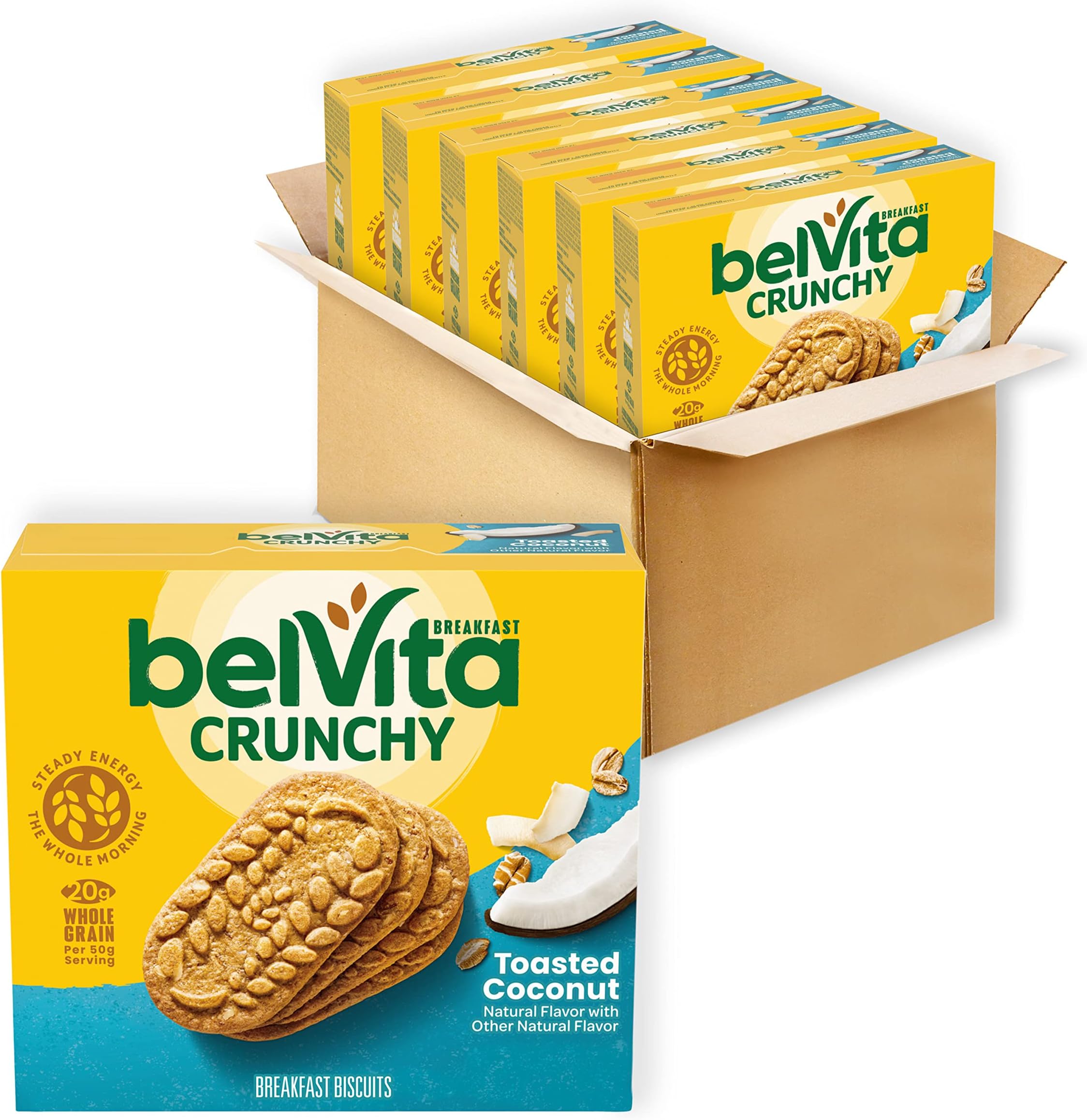 Amazon.com: belVita Blueberry Breakfast Biscuits, 30 Total Packs, 5 ...