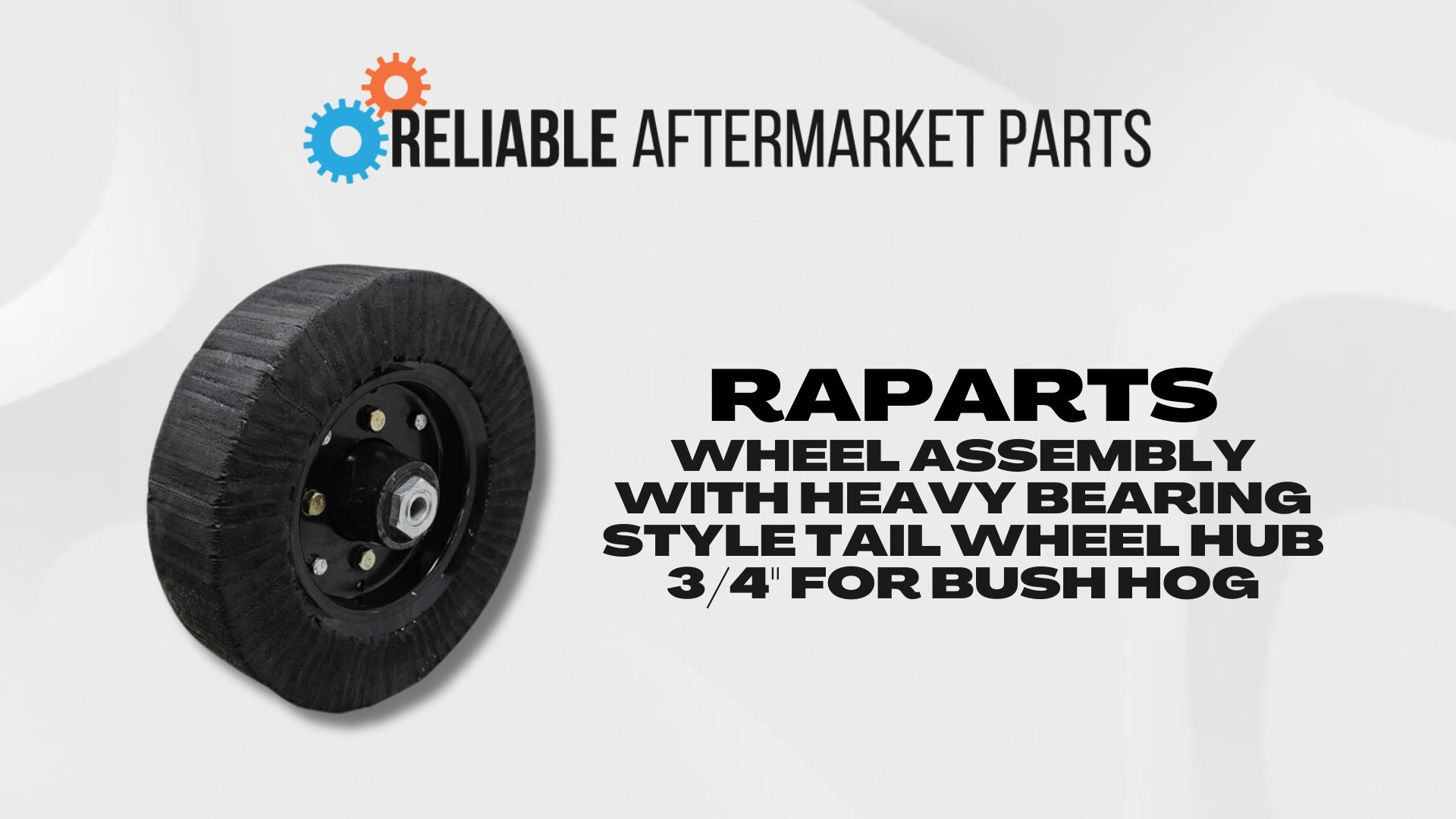 Watch Wheel Assembly with Heavy Bearing Style Tail Wheel Hub 3/4" on ...