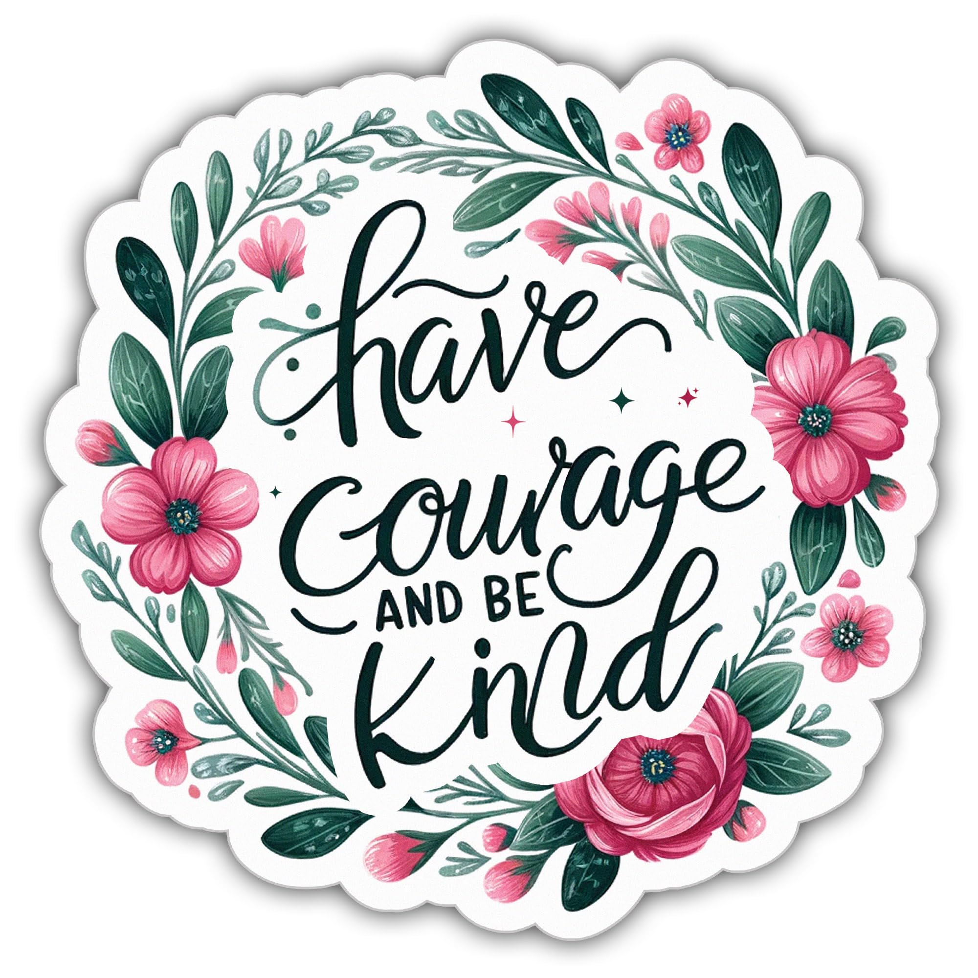 Amazon.com: Motivational Stickers Inspirational Stickers Have Courage ...