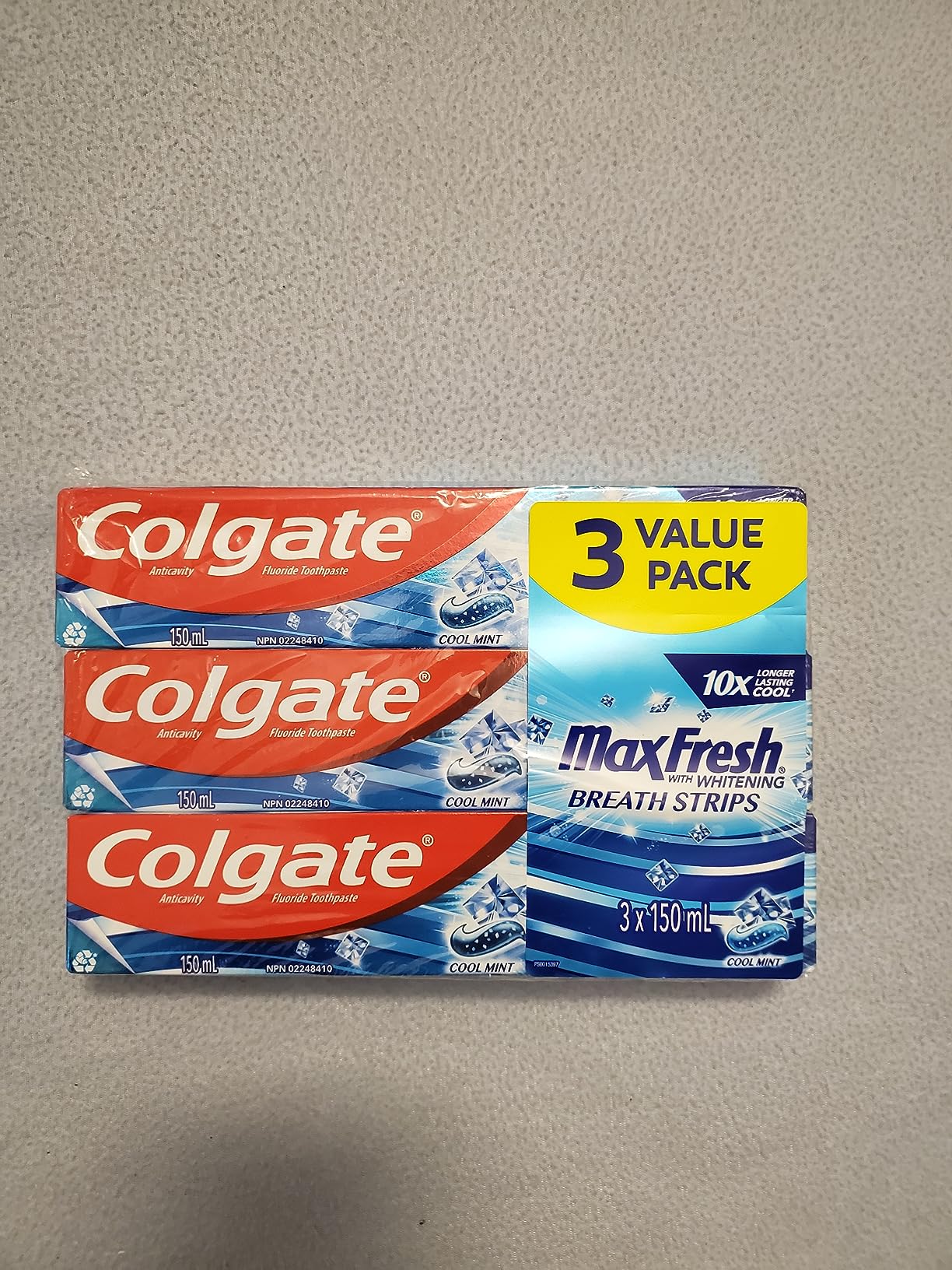 Colgate MaxFresh Cool Mint Gel Toothpaste - Fluoride Whitening Formula ...