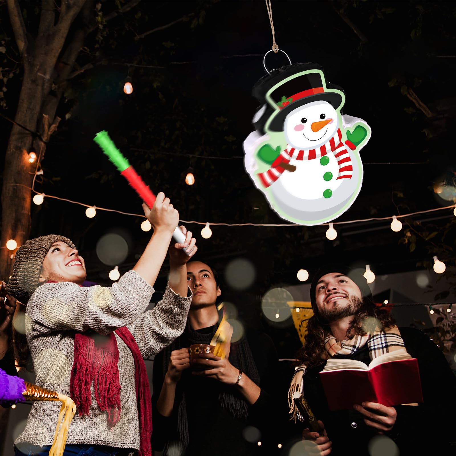Snapklik.com : Snowman For Christmas Pinata Party Winter Decor