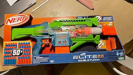 Amazon.com: Nerf NER Elite 2.0 Double Punch : Toys & Games
