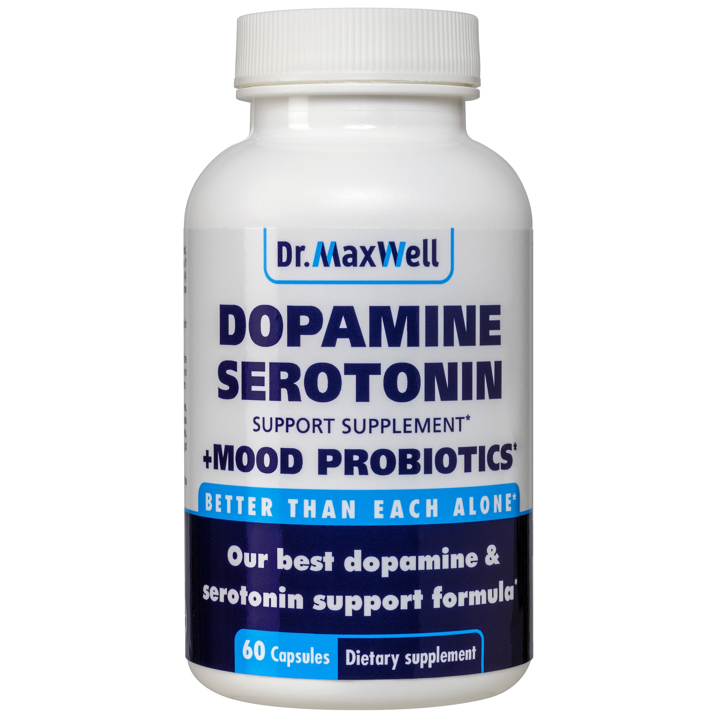 Amazon.com: Serotonin and Dopamine Supplements with Mood Probiotic ...