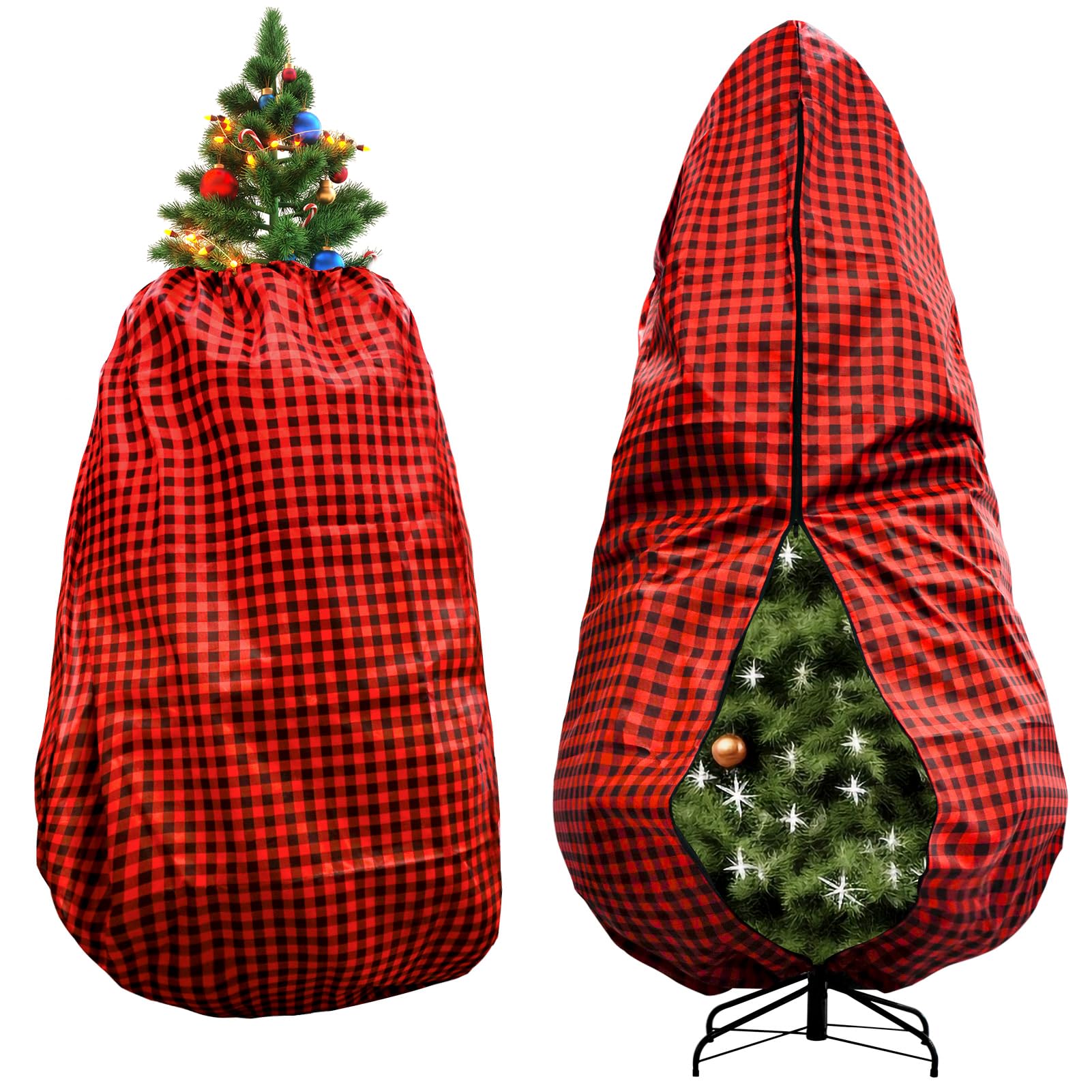Amazon.com: 9ft Upright Christmas Tree Storage Bag with Zipper ...
