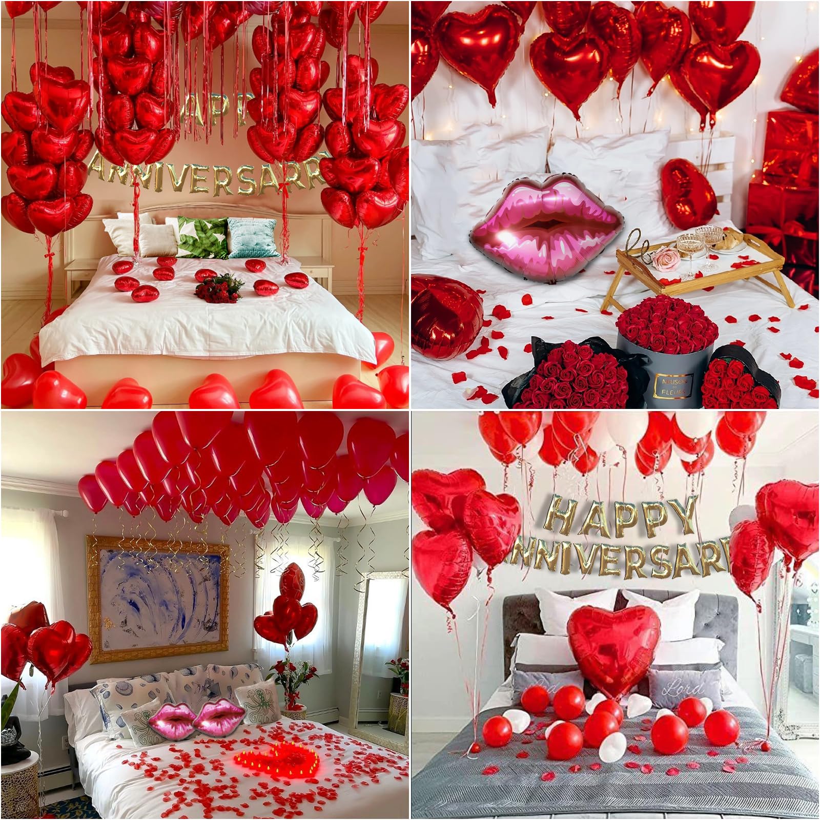 Snapklik.com : Anniversary Decorations, Happy Anniversary Banner, Latex ...