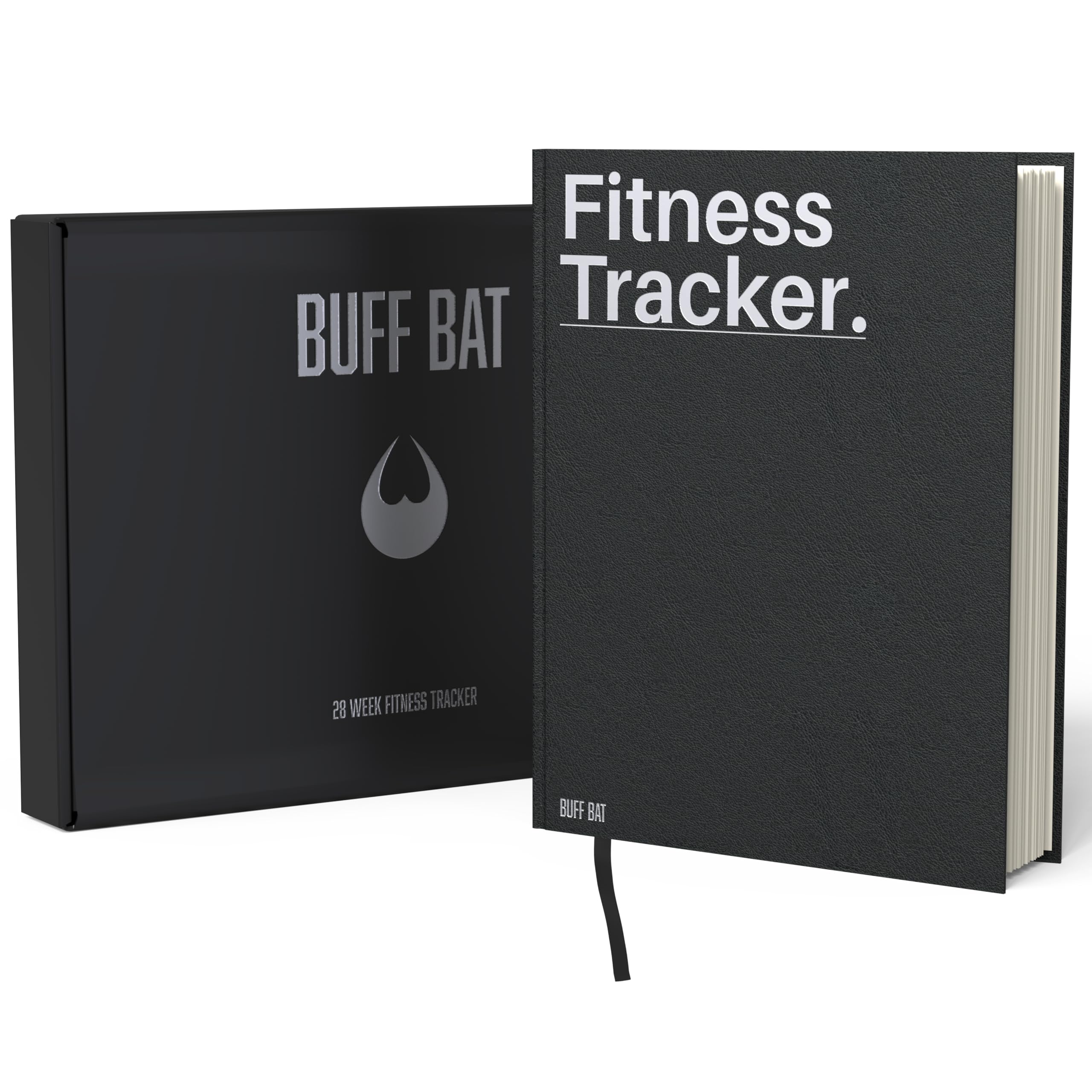 Amazon.com: Buff Bat Hardcover Fitness Journal Gym Planner With ...