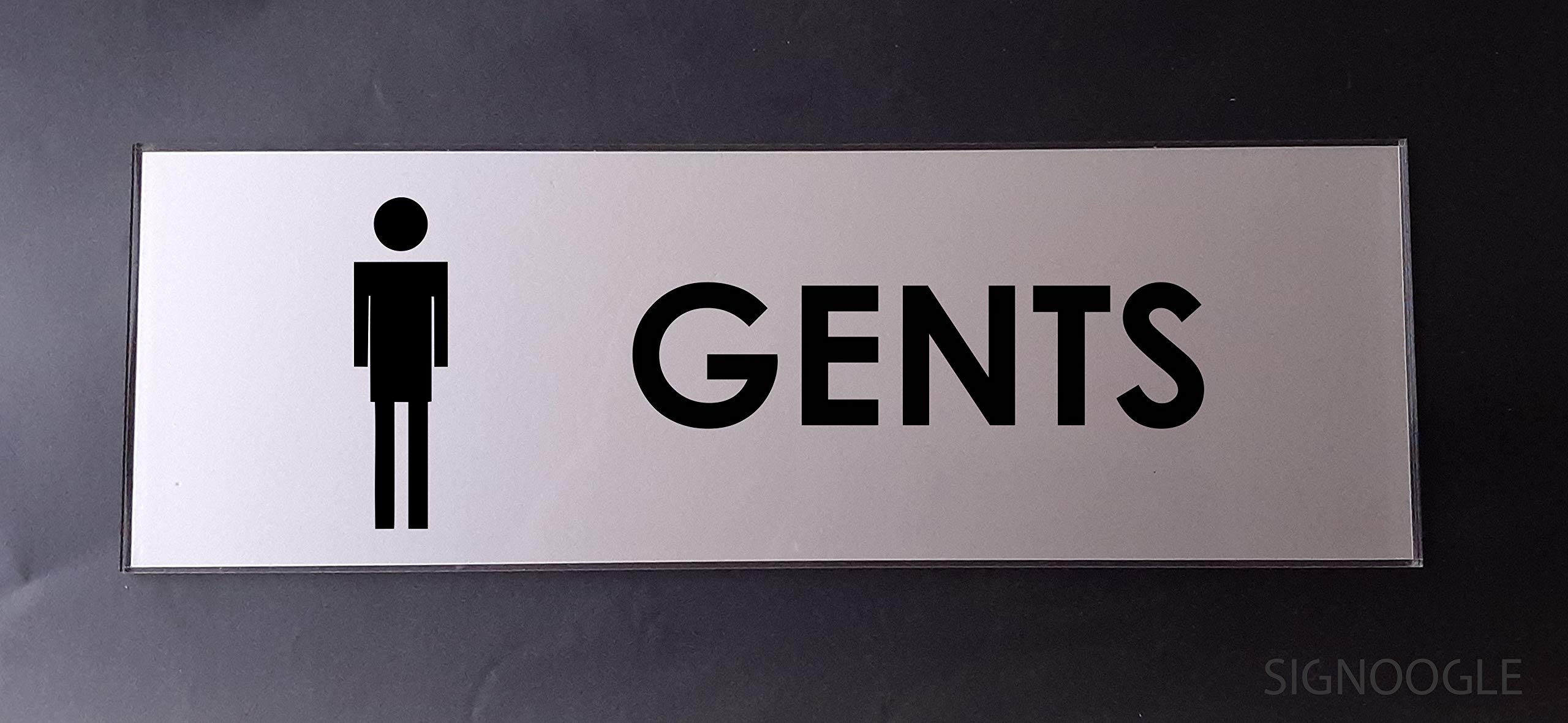 Buy SIGNOOGLE Gents Restroom Toilet Washroom Trail Room Dressing ...