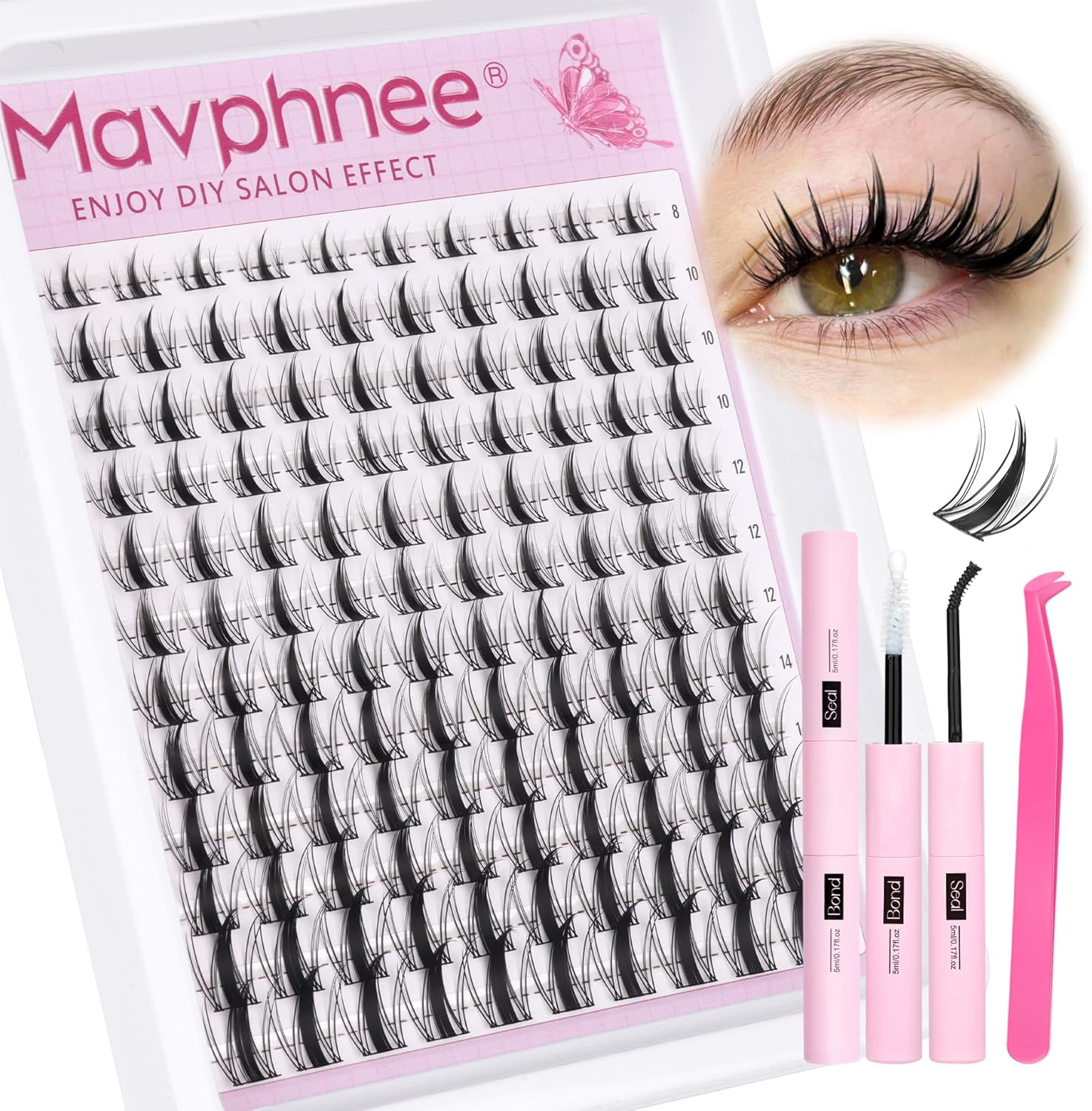 Manga Lash Clusters Kit Spiky Cluster Eyelash Extensions Anime Lashes ...