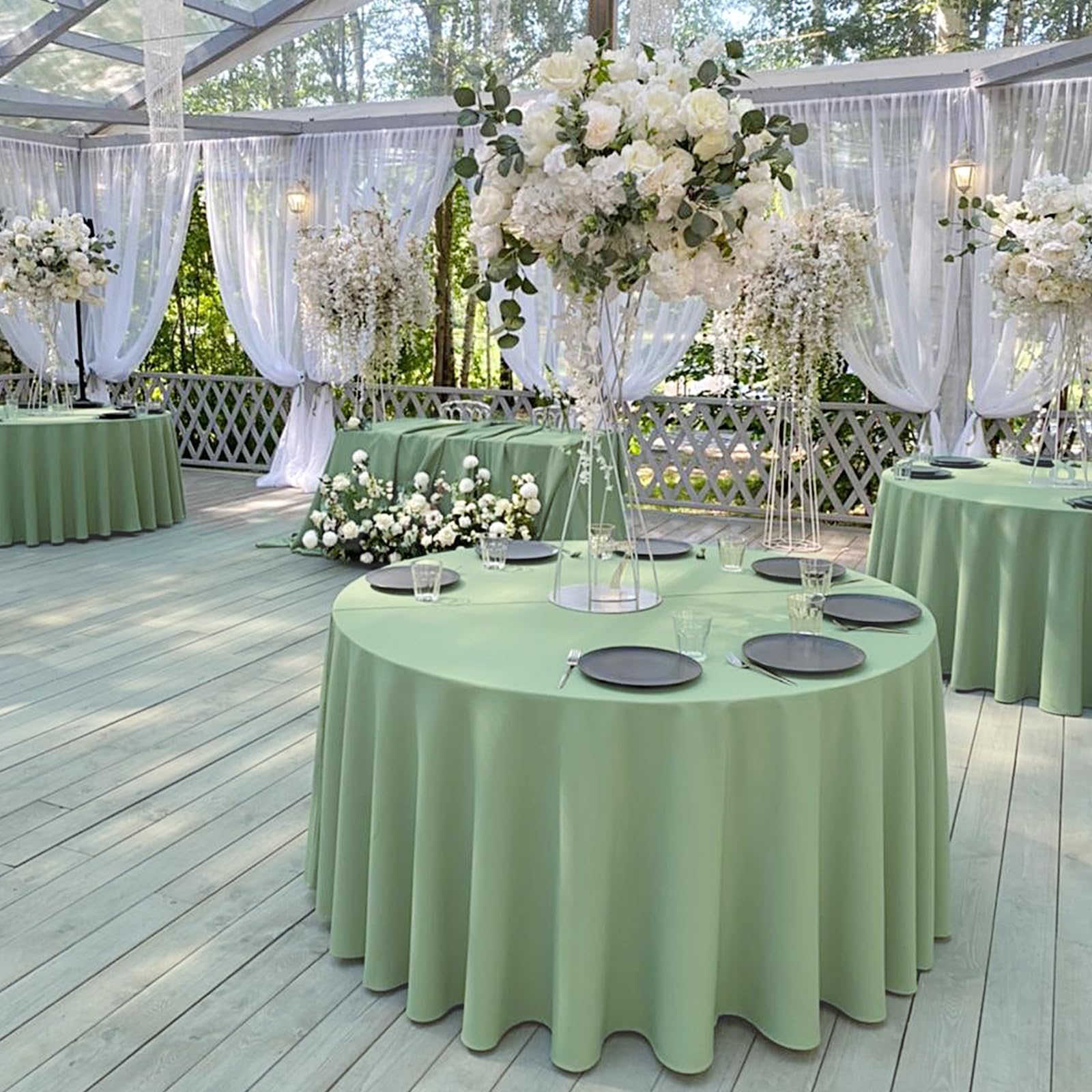 Sage Green Table Cloths For Weddings Sage Green Napkins Elegant