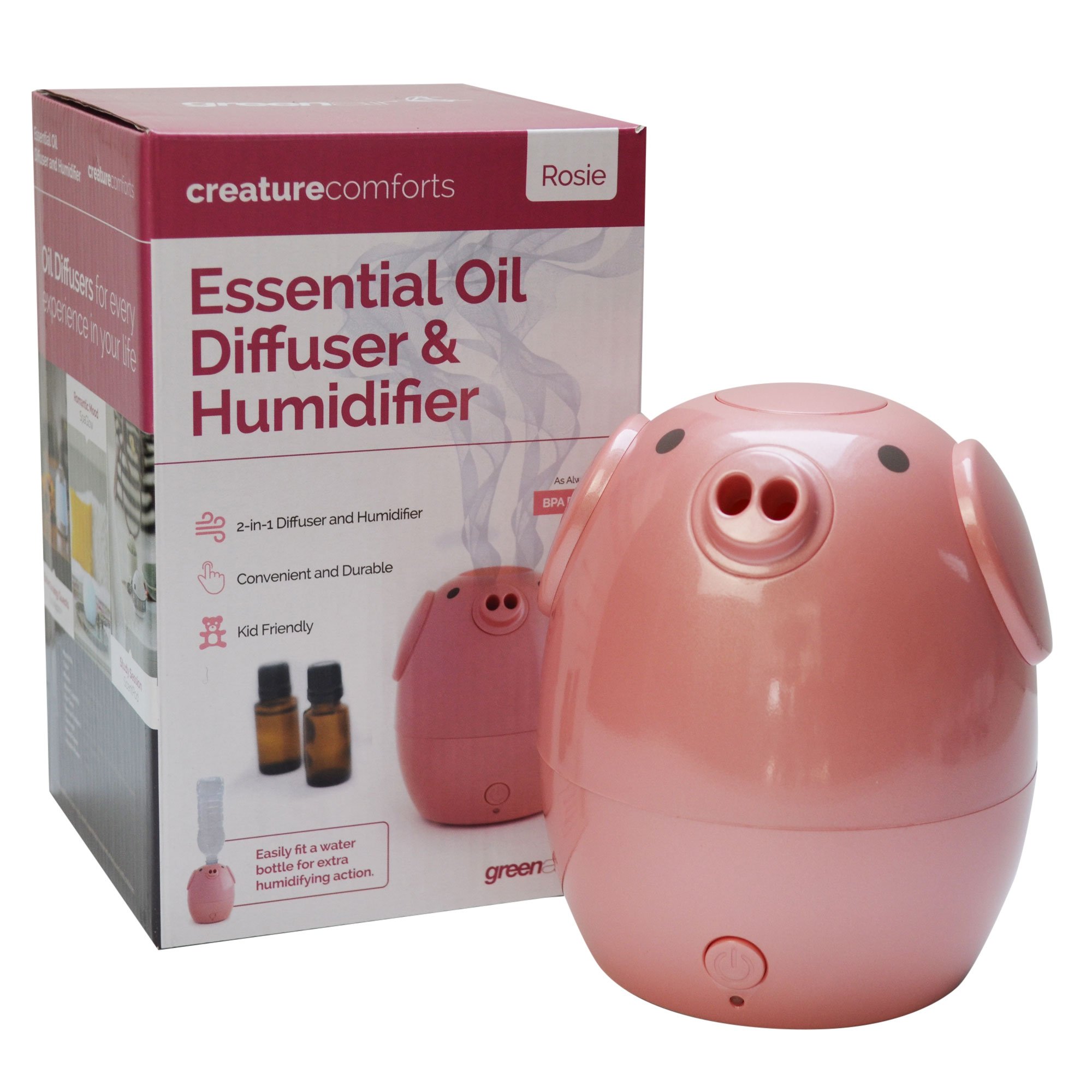 Amazon.com: Greenair Creature Comforts Diffuser- (Pig) : Health & Household