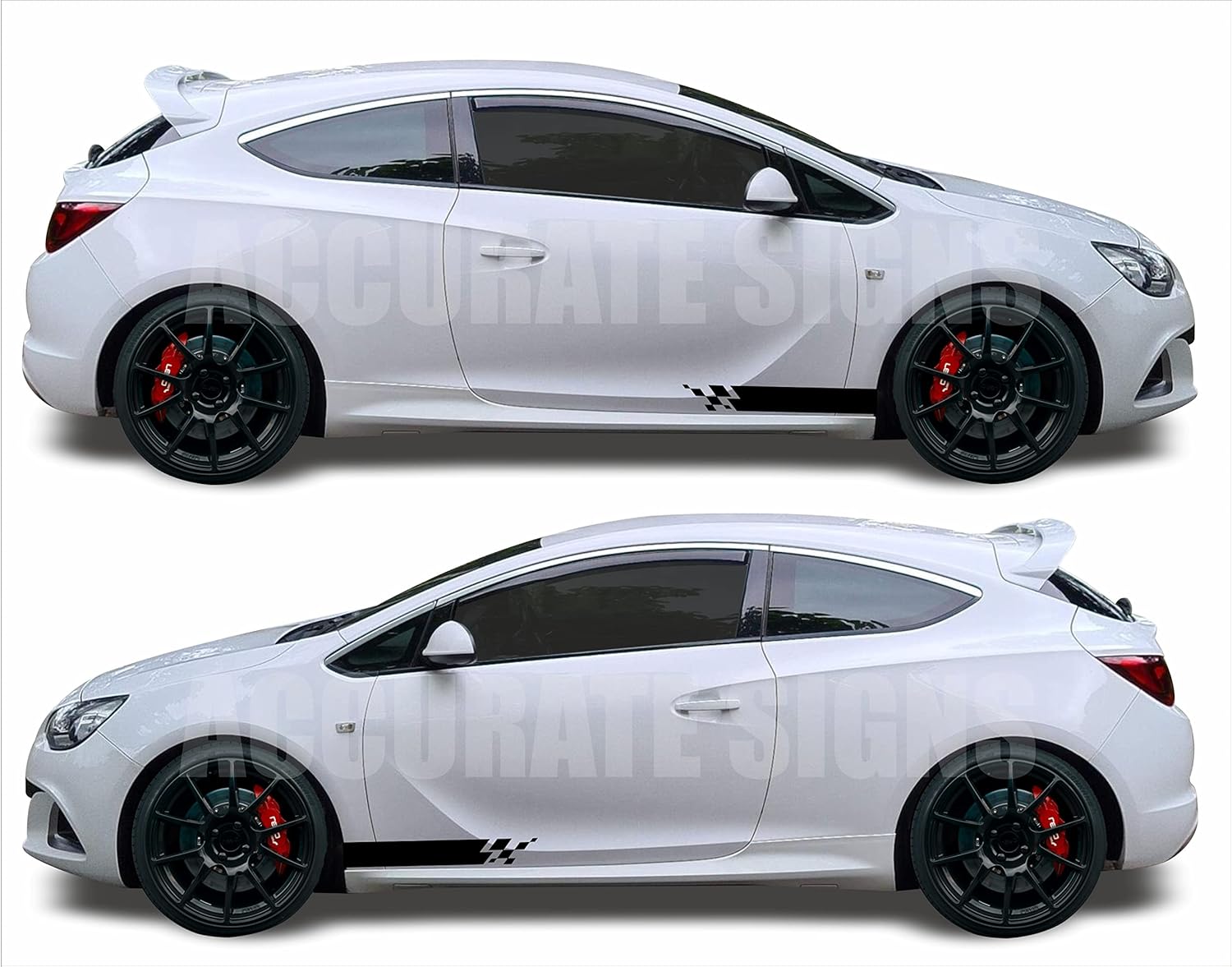 Stickers for Astra side stripes GTC VXR Vinyl Graphics Decals : Amazon ...