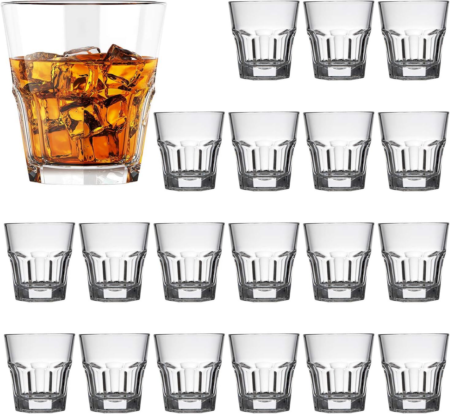 Amazon.com: Lillian Tablesettings 10-Piece Double Shot Glasses Set, 5 ...