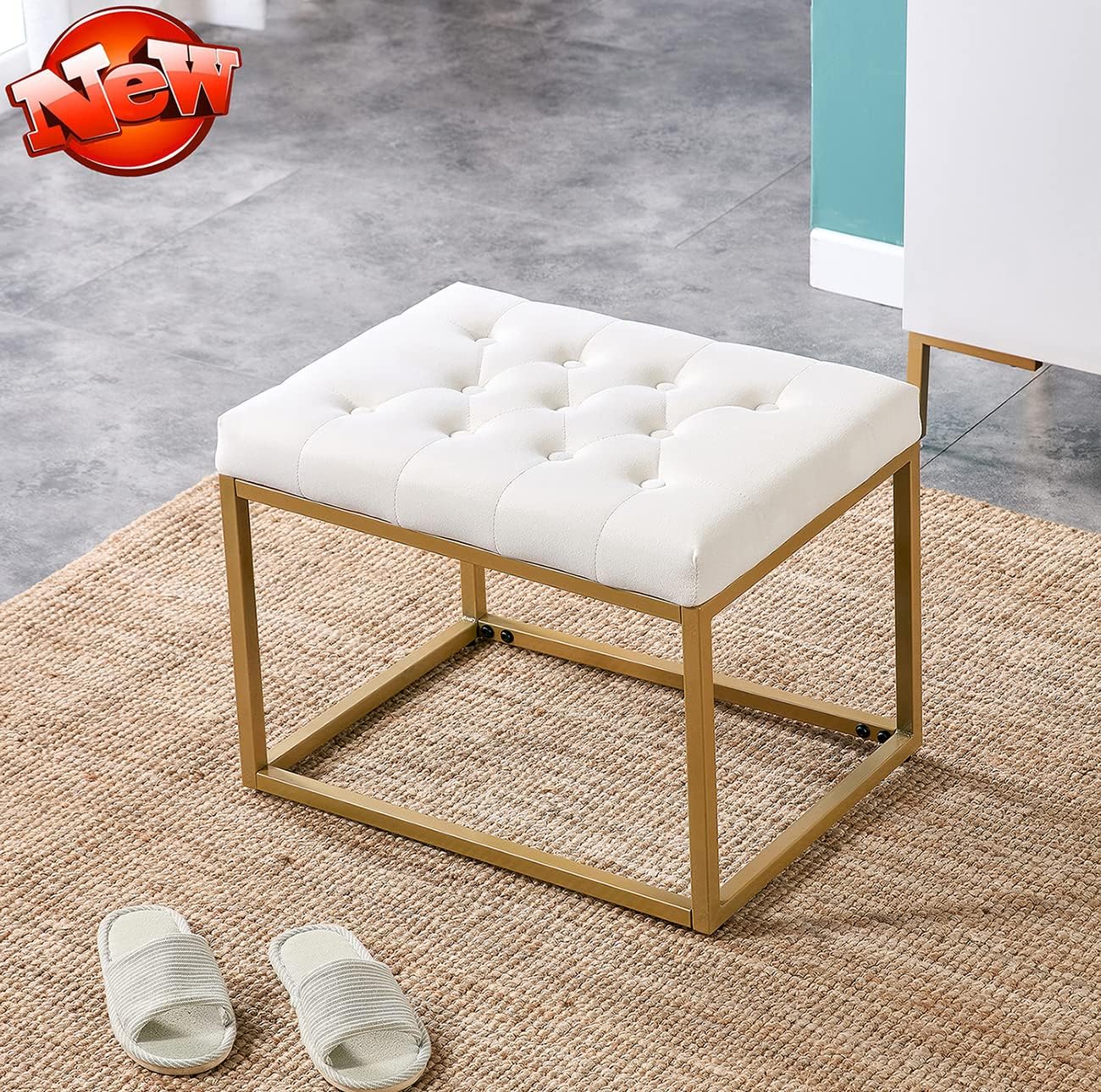 Amazon.com: EBOOBA Upgraded Velvet Vanity Chair for Makeup Modern ...
