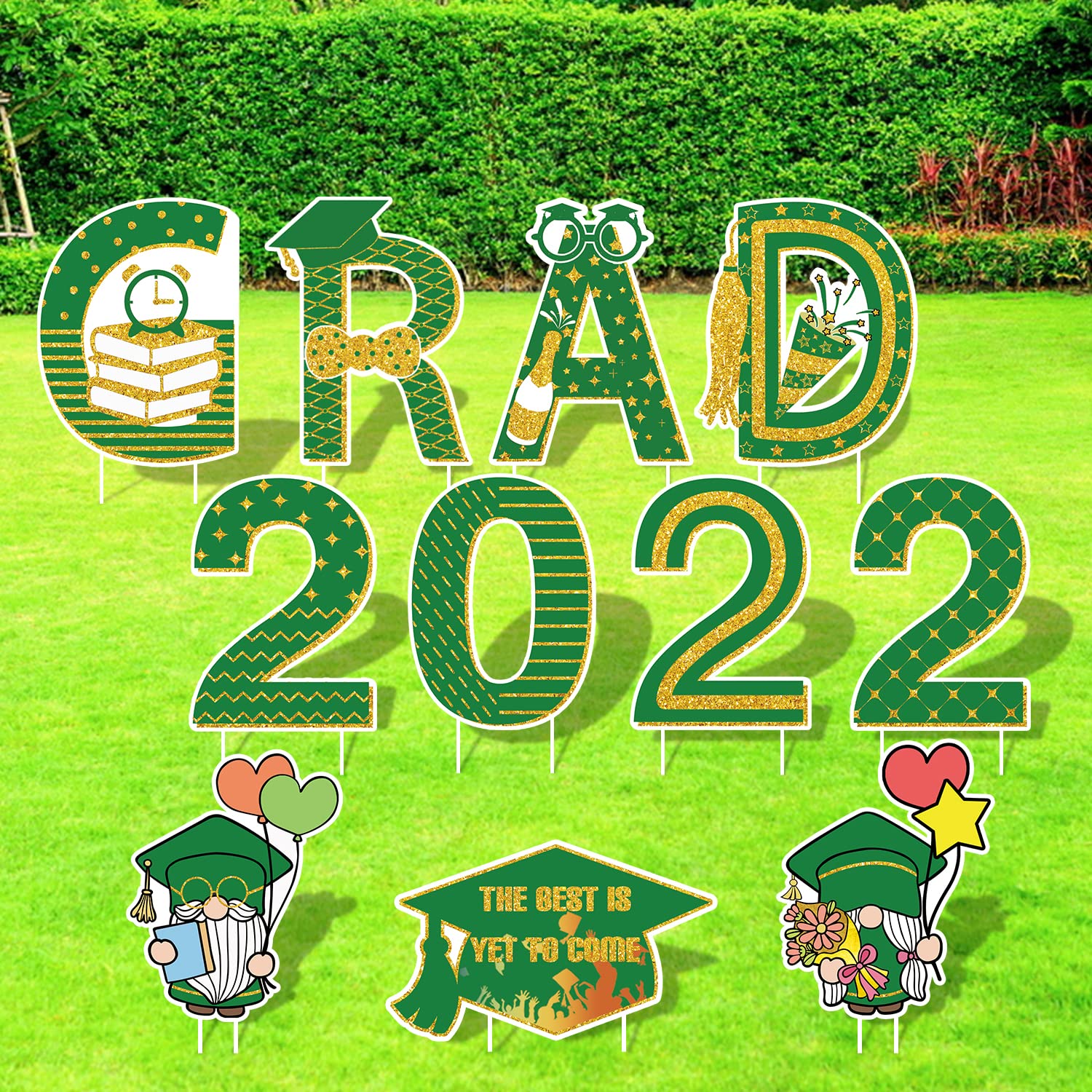 Graduation Decorations 2022 Yard Sign With 22 Stakes 11pcs Graduation ...