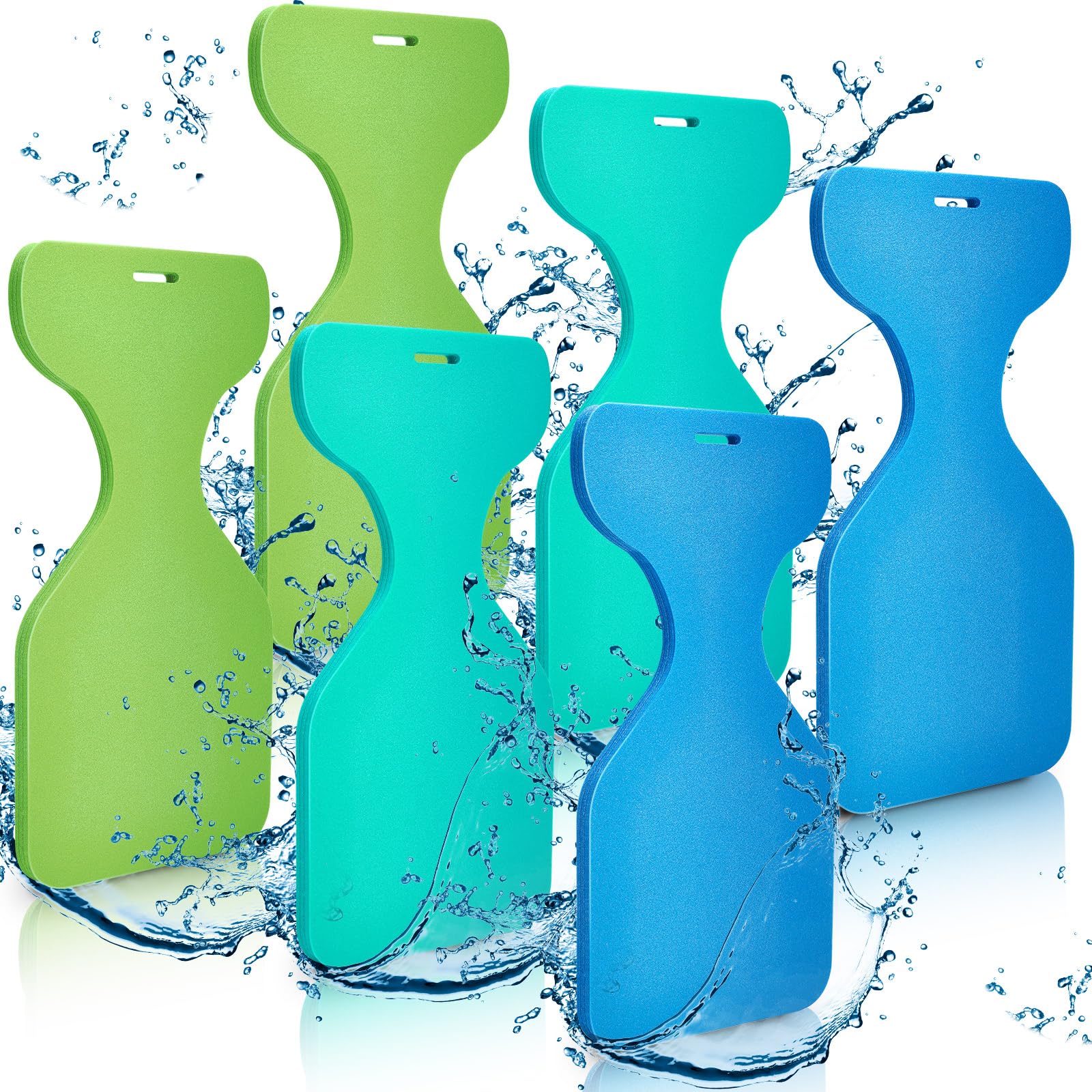 Snapklik.com : MiniInflat 6 Pcs Water Solid Saddle Floats Set Buoyant ...