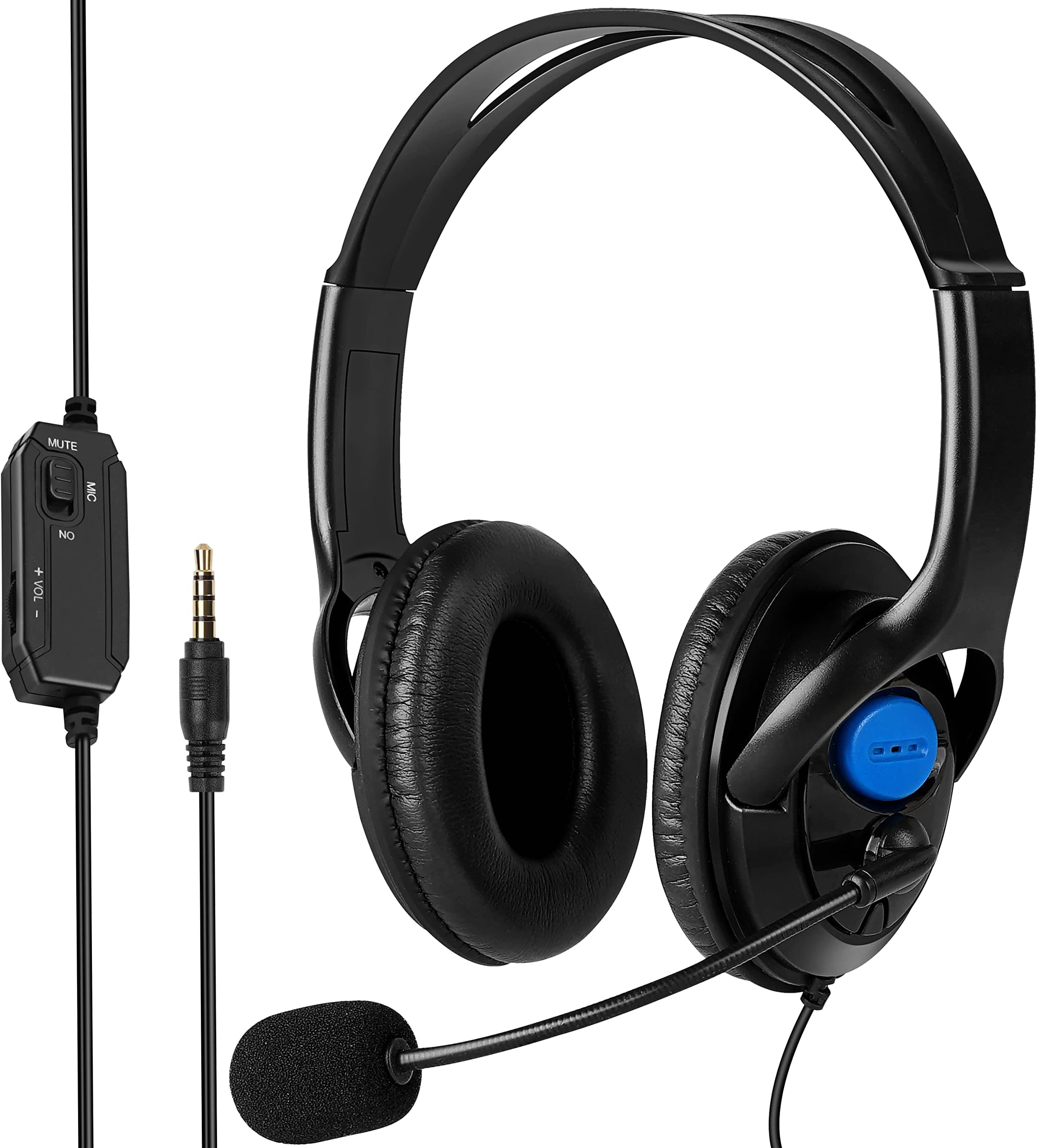 Amazon.com: FNSHIP 3.5mm Port Wired Gaming Headset Stereo bass-Isolated ...