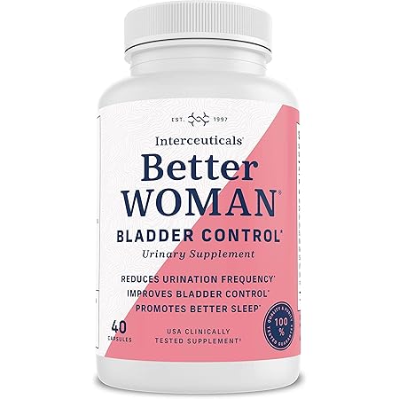 Amazon.com: Better Bladder Control Supplement for Women & Men – Bladder ...