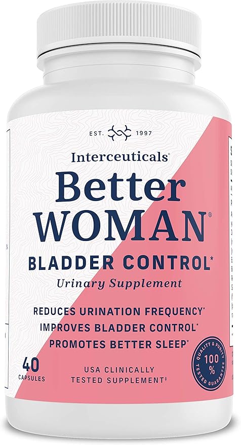 Amazon.com: BetterWOMAN Bladder Control Supplement for Women- Helps to ...
