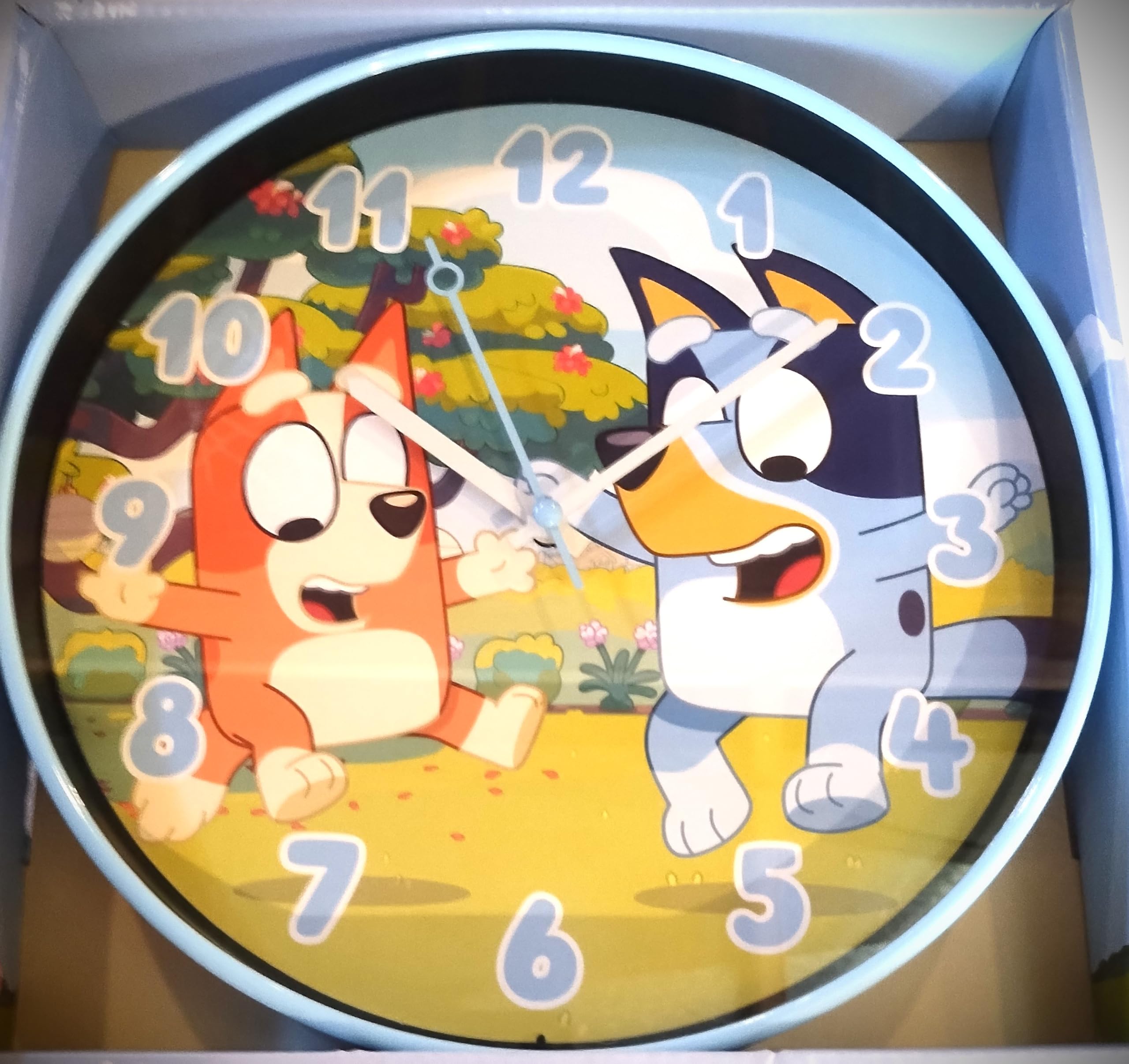 Snapklik.com : Bluey Analog Wall Clock 9.75" Battery Powered Perfect ...