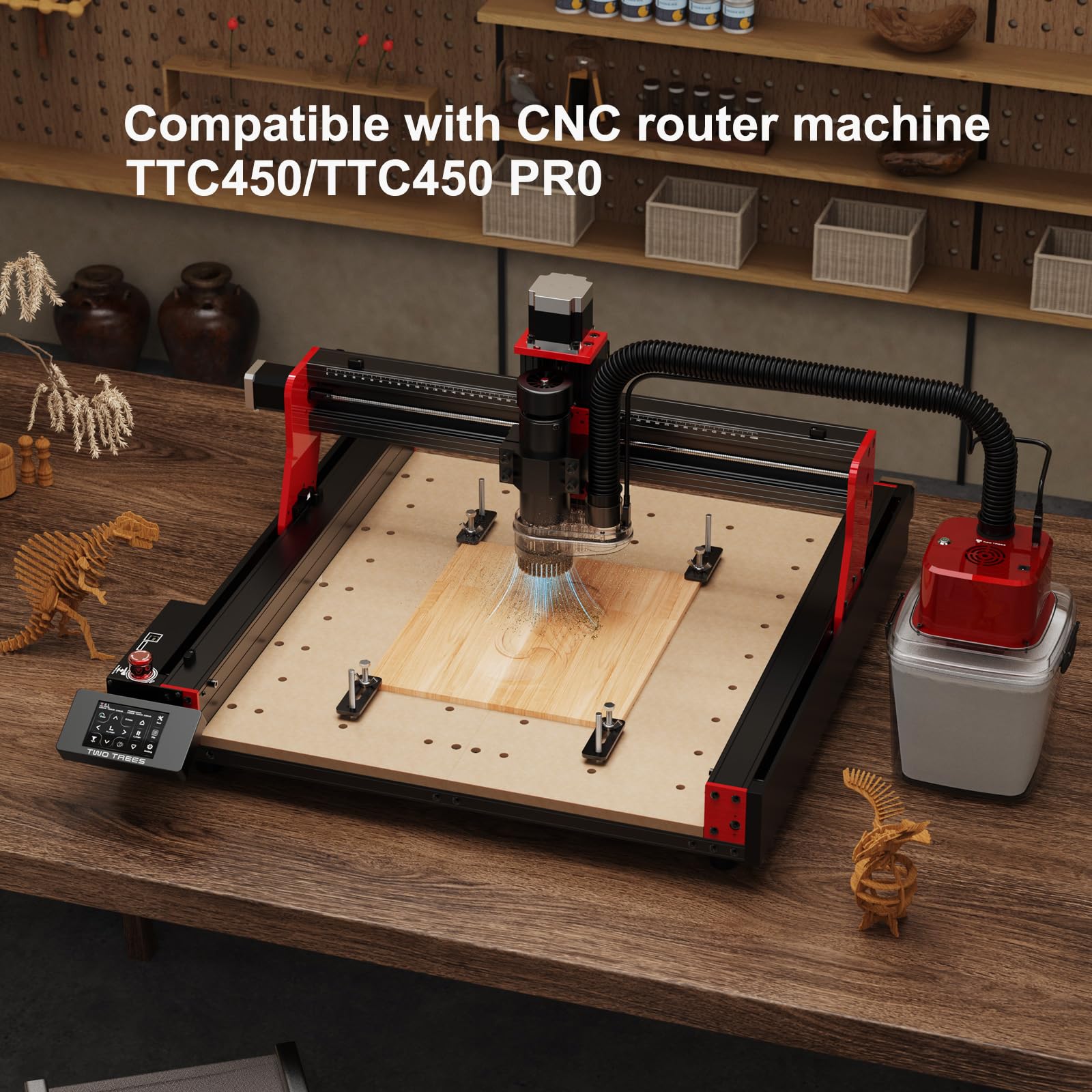 Snapklik.com : Dust Collector For CNC Machine, Air Filtration System ...