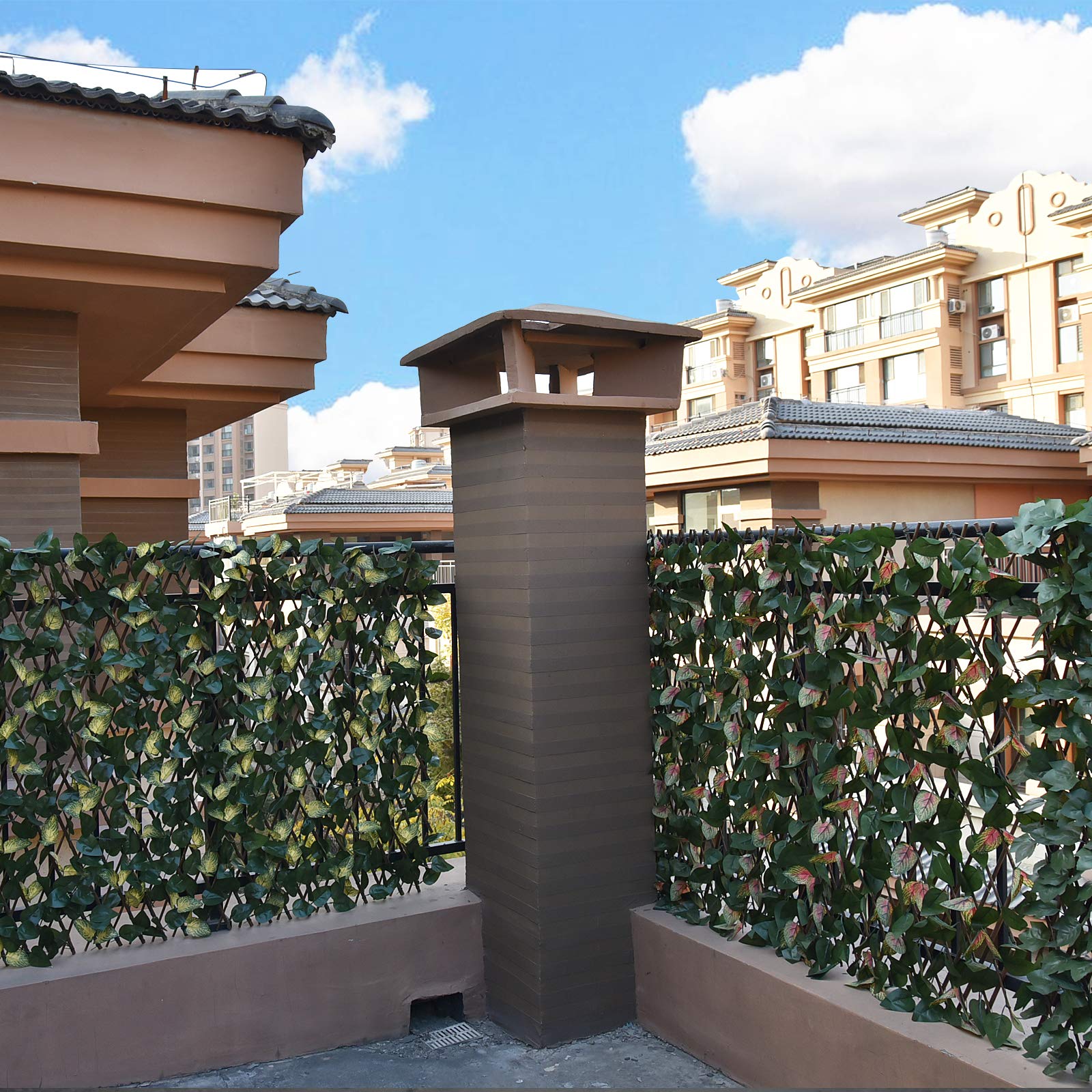 Snapklik.com : GLANT Expandable Fence Privacy Screen For Balcony Patio ...