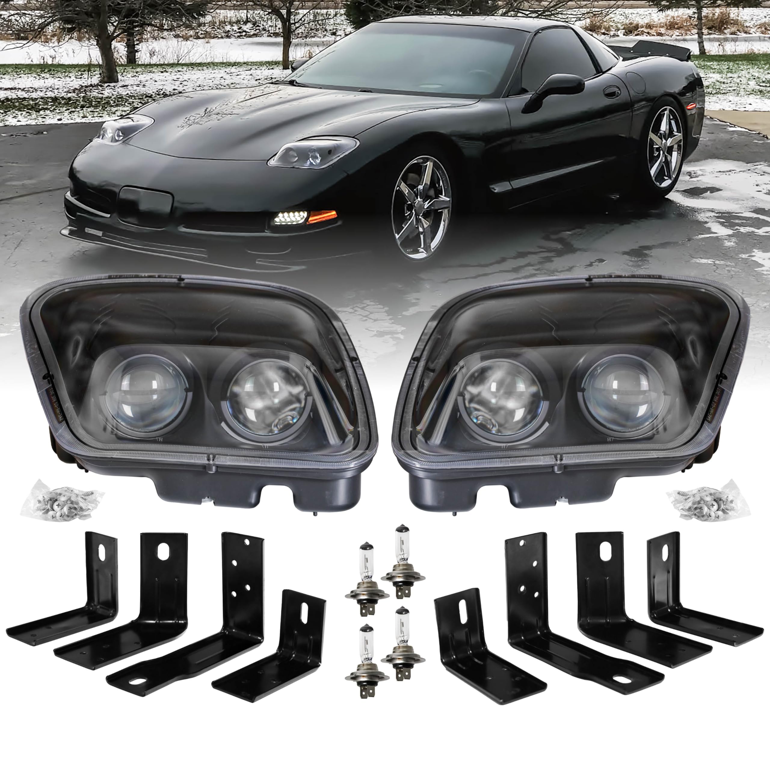 C5 Corvette Headlight Conversion