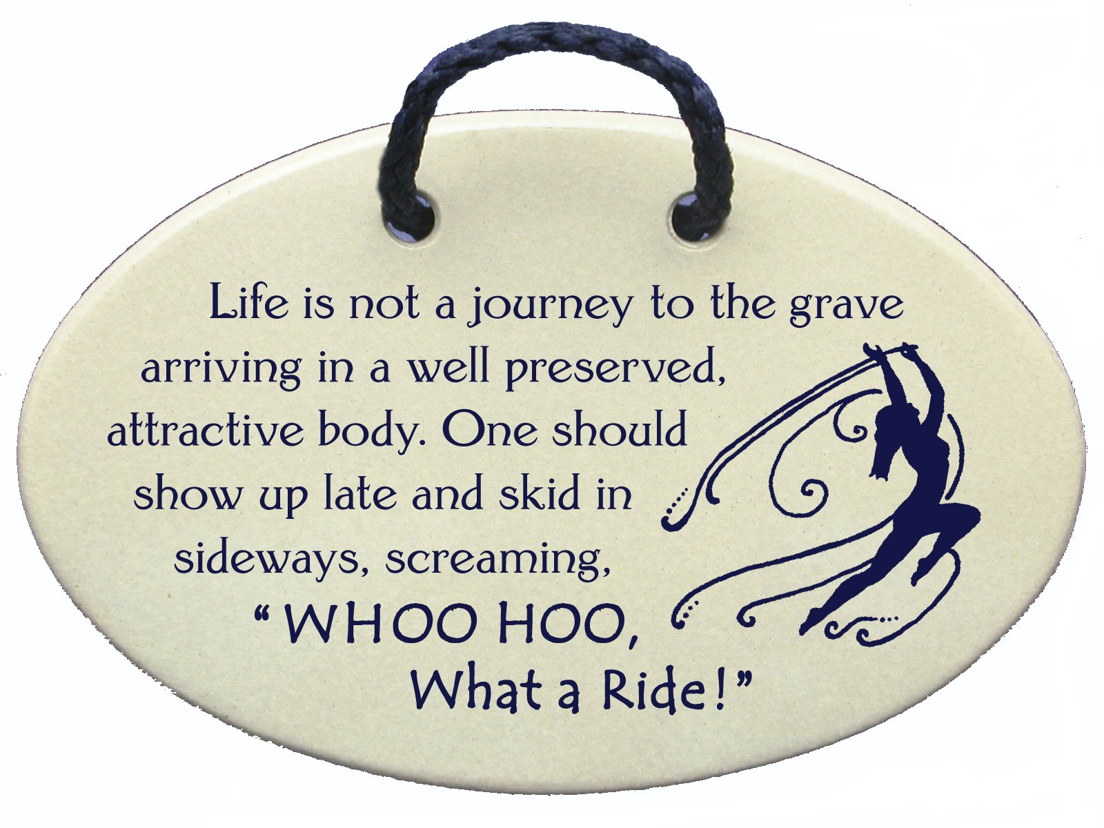 Buy Life is not a journey to the grave arriving in an attractive body ...