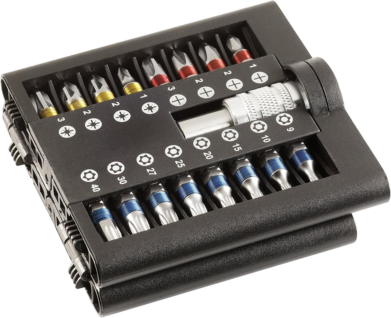 kwb Bit-Set Bitbox mit Bithalter – 32-teilig inkl. 44652 Zoll Sechskant ...