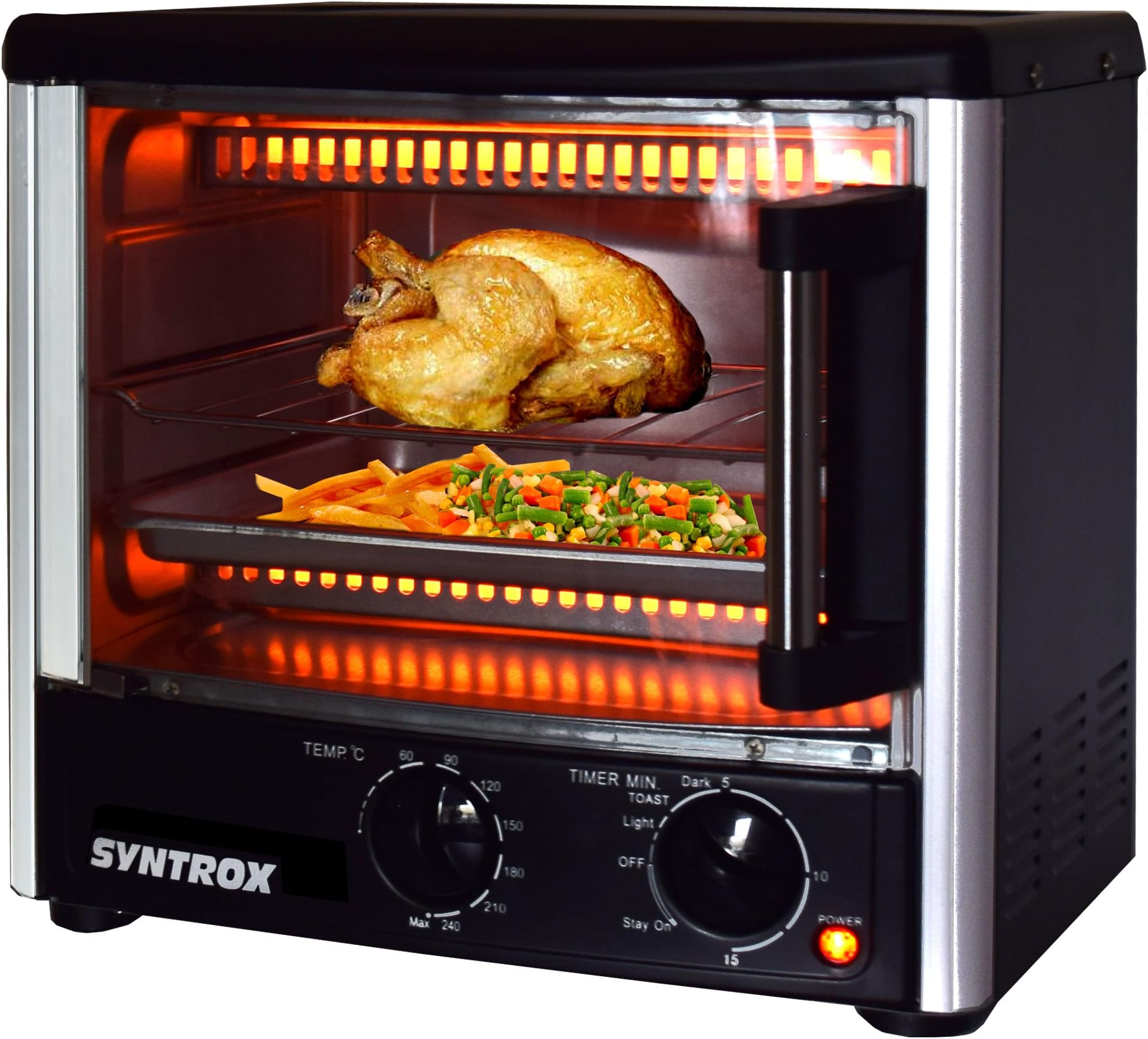 Amazon.de: Syntrox Germany Back Chef 14 Liter Mini Stand Backofen ...
