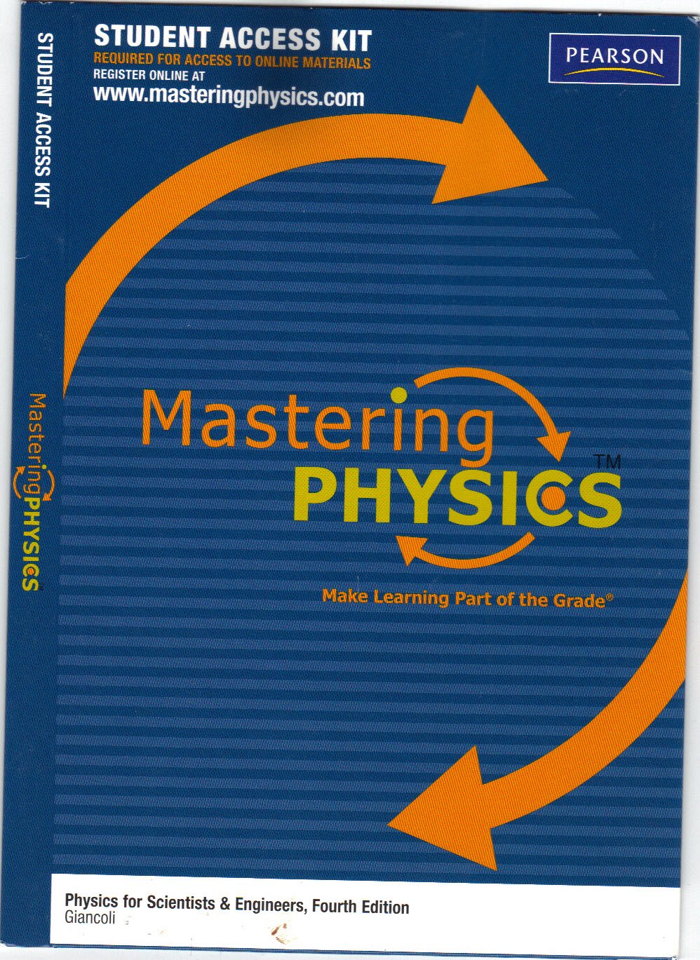 Buy Mastering Physics Student Access Kit for Physics for Scientists ...