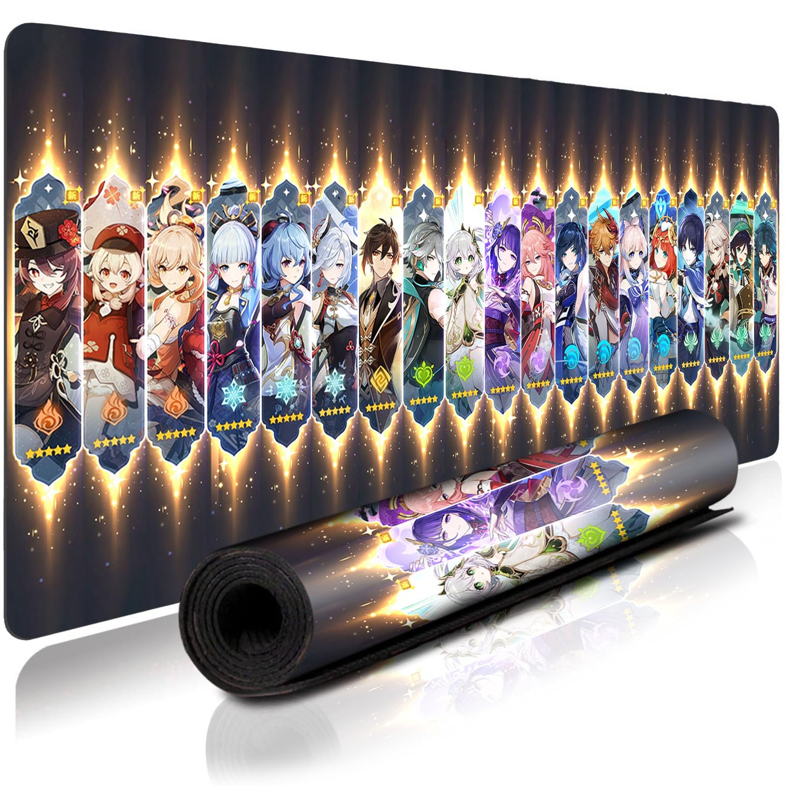 Amazon.com: Anime Mouse pad Large Gaming Mouse Pad Genshin Impact Mouse ...
