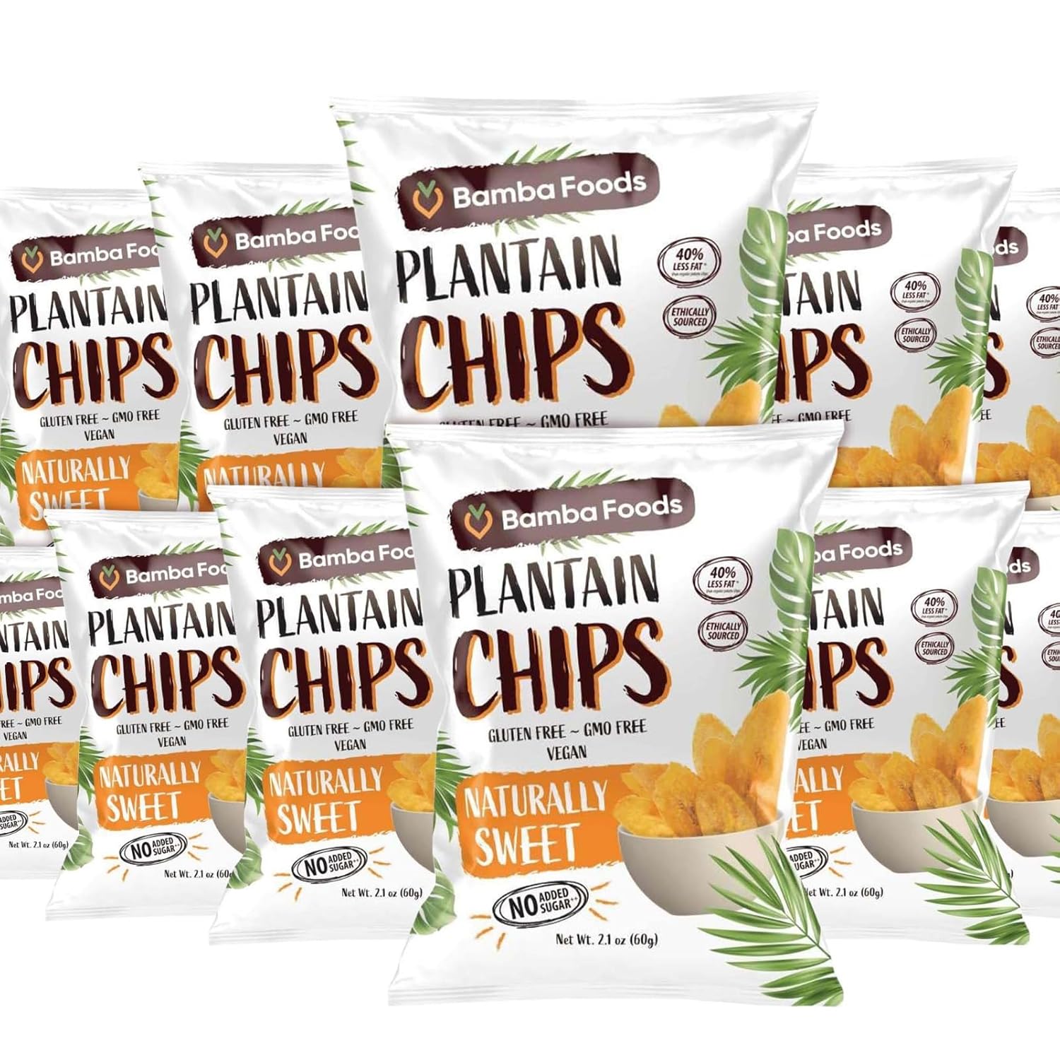 Amazon.com: Bamba Foods 60 Case -Low-Calorie Non-GMO, Vegan, Gluten ...