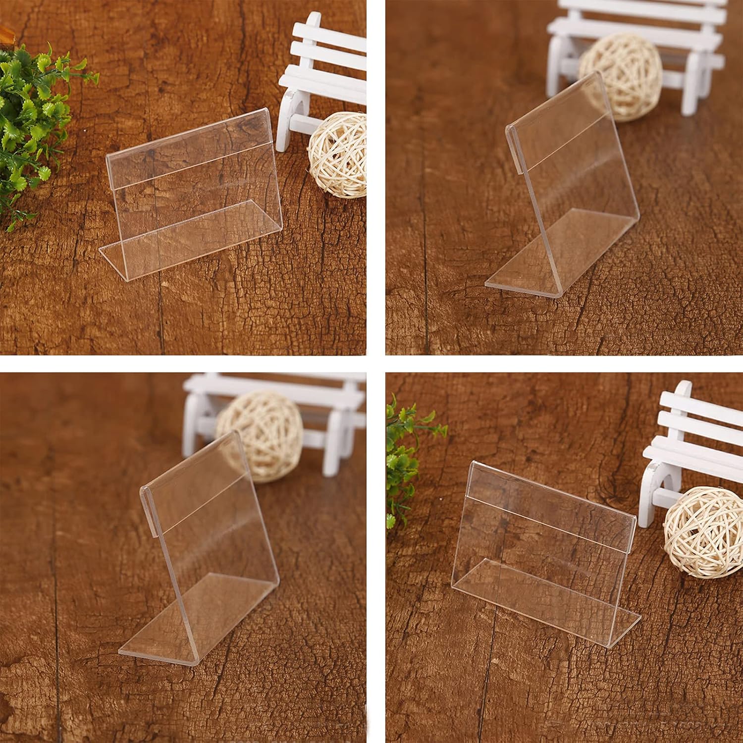 Price Card Tag Display Label Acrylic Sign Holder Sign Business Card ...
