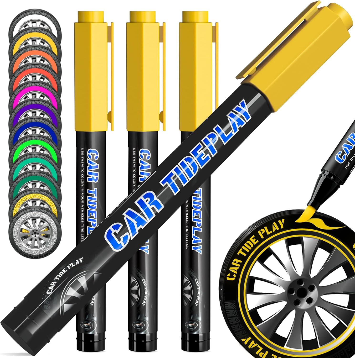 Amazon.com: Cartideplay Tire Paint Marker for Car Tire Lettering ...